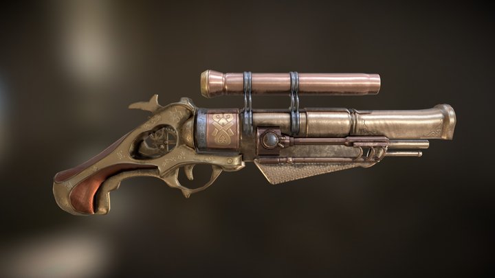 Revolvers 3D models - Sketchfab