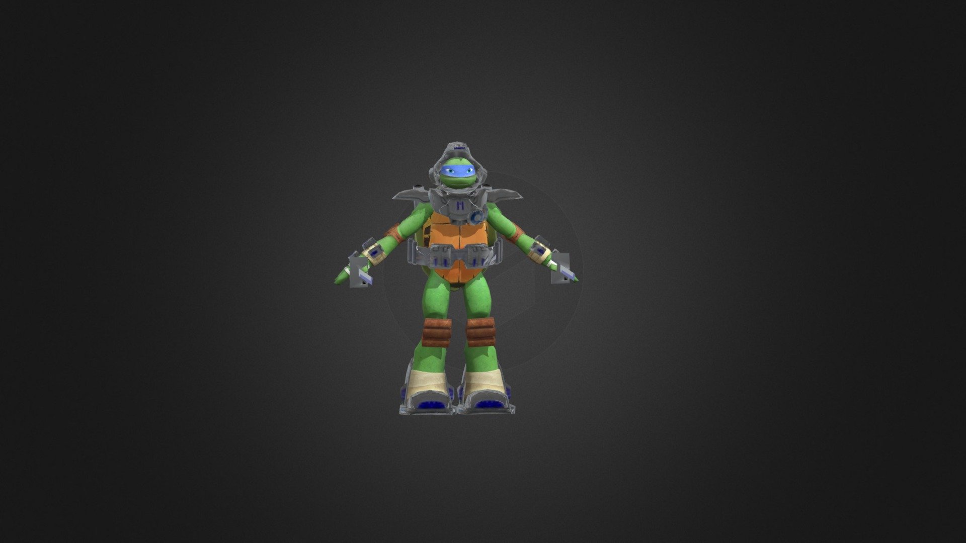 Space Leonardo | TMNT 2012 - Download Free 3D model by Sonic Plush ...