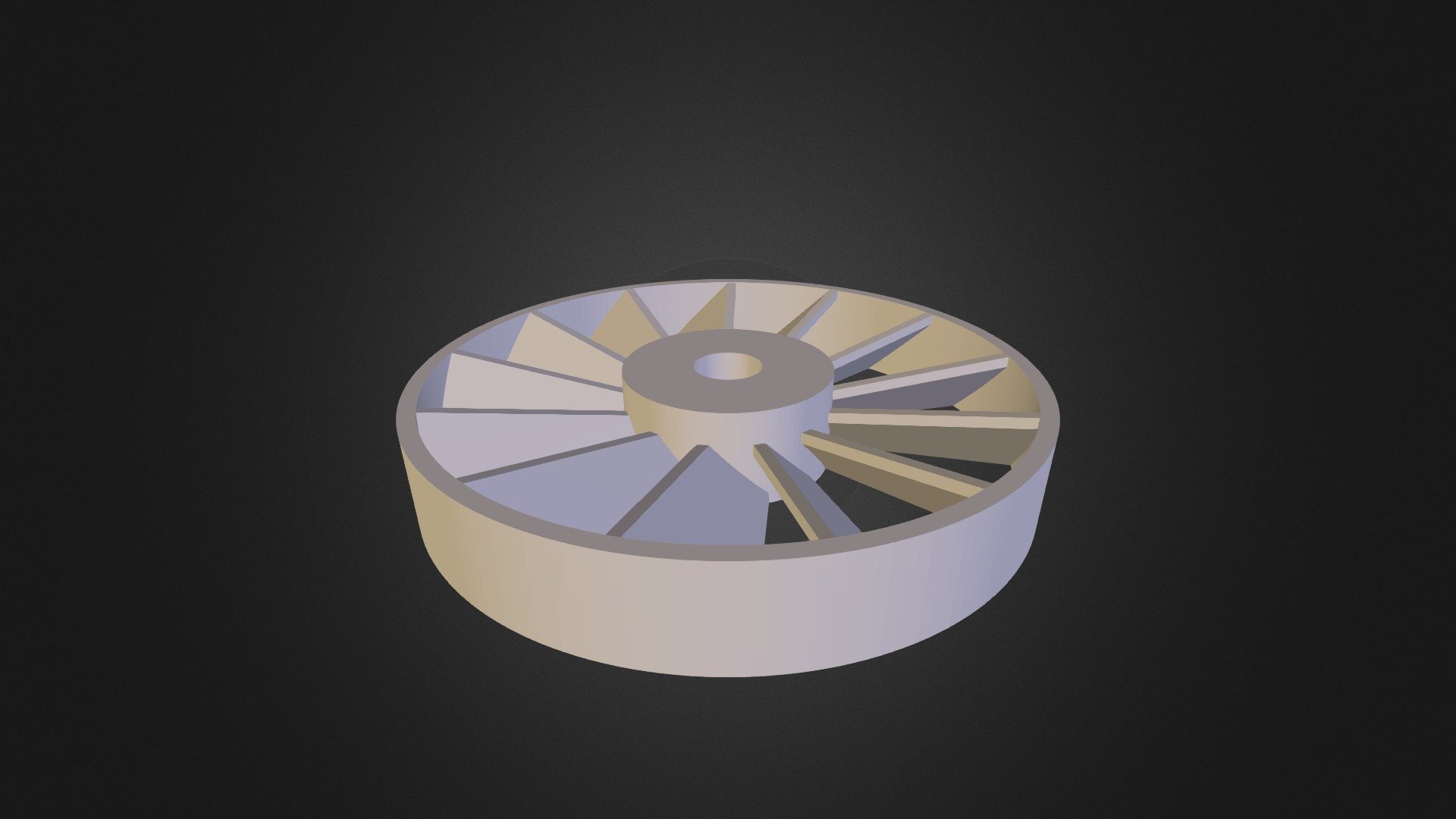 TURBINE Rotor - 3D model by 3Dlight [fed93b5] - Sketchfab