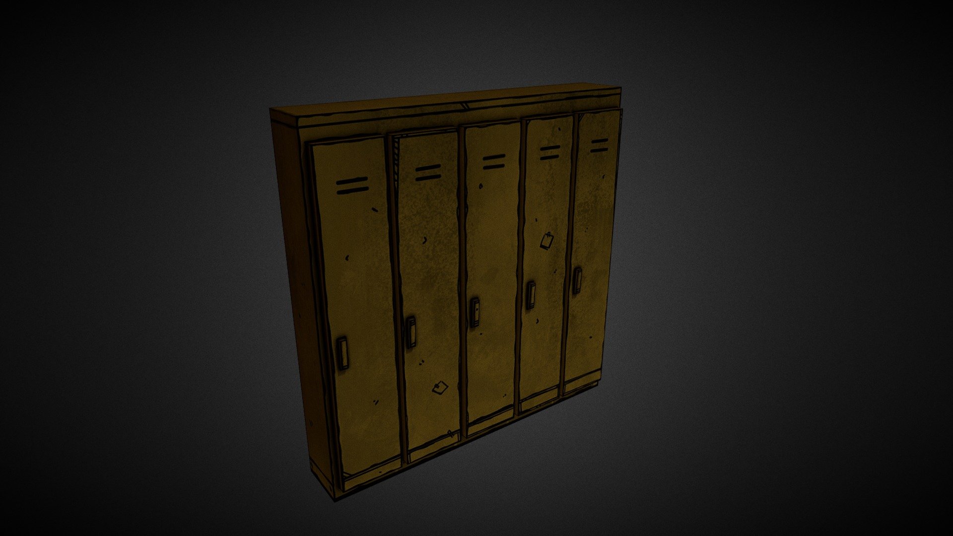 Lockers / Secrets of the Machine - Download Free 3D model by ...