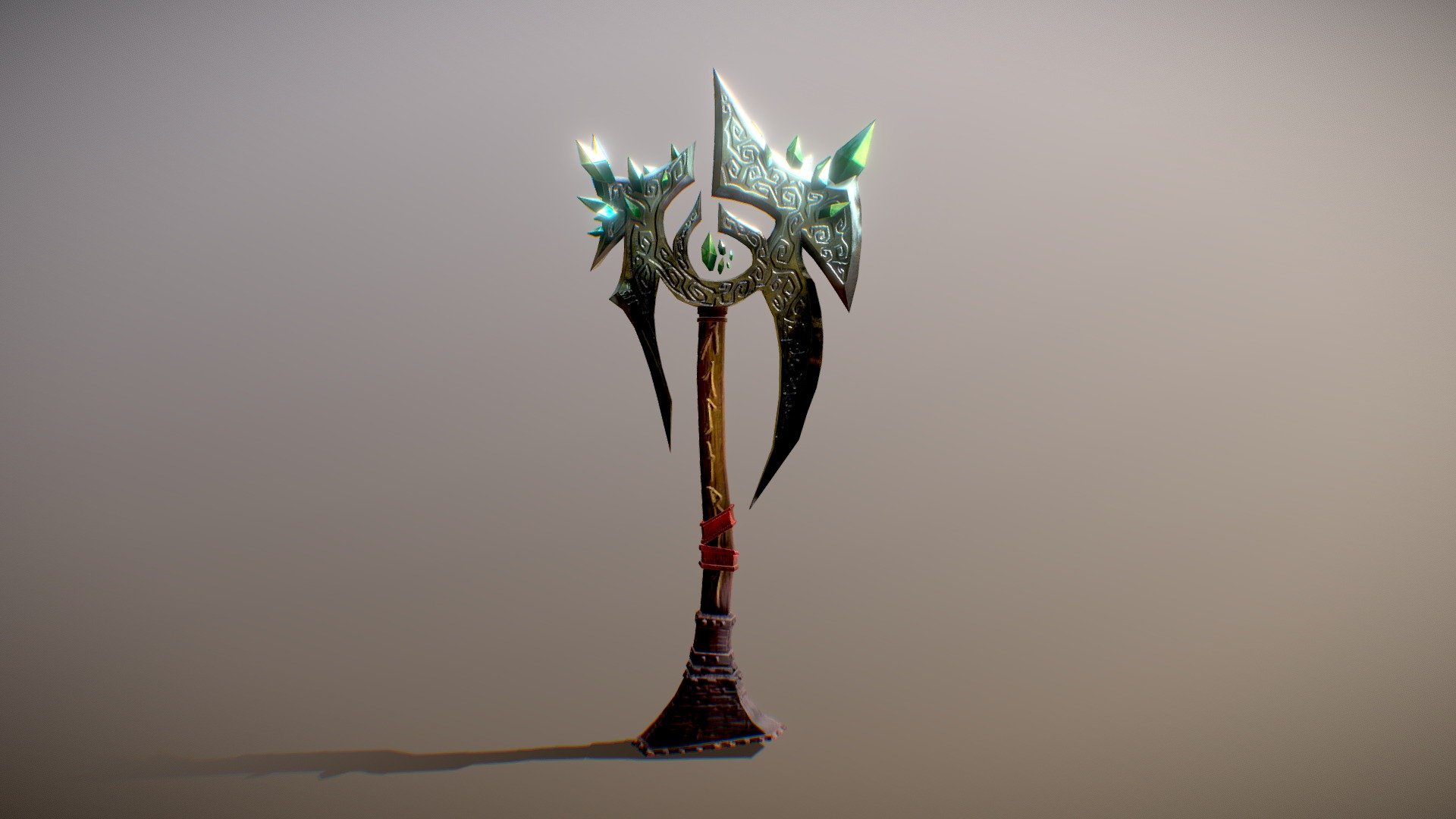 Magic axe - 3D model by Valeriagutierrez [fed98de] - Sketchfab