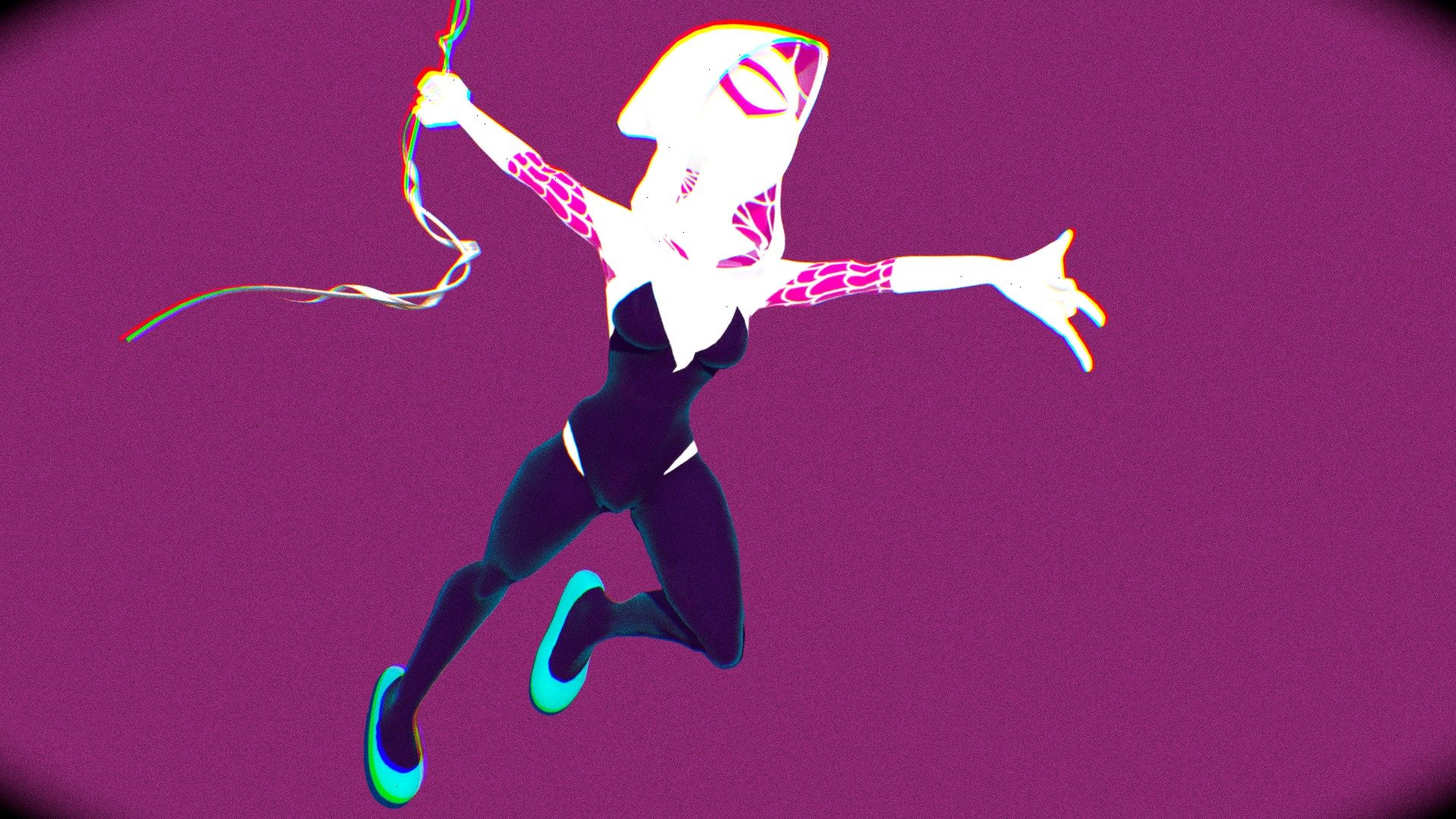 Spider Gwen - 3D model by Andrei D. Rodriguez (@andrei_rodriguez ...
