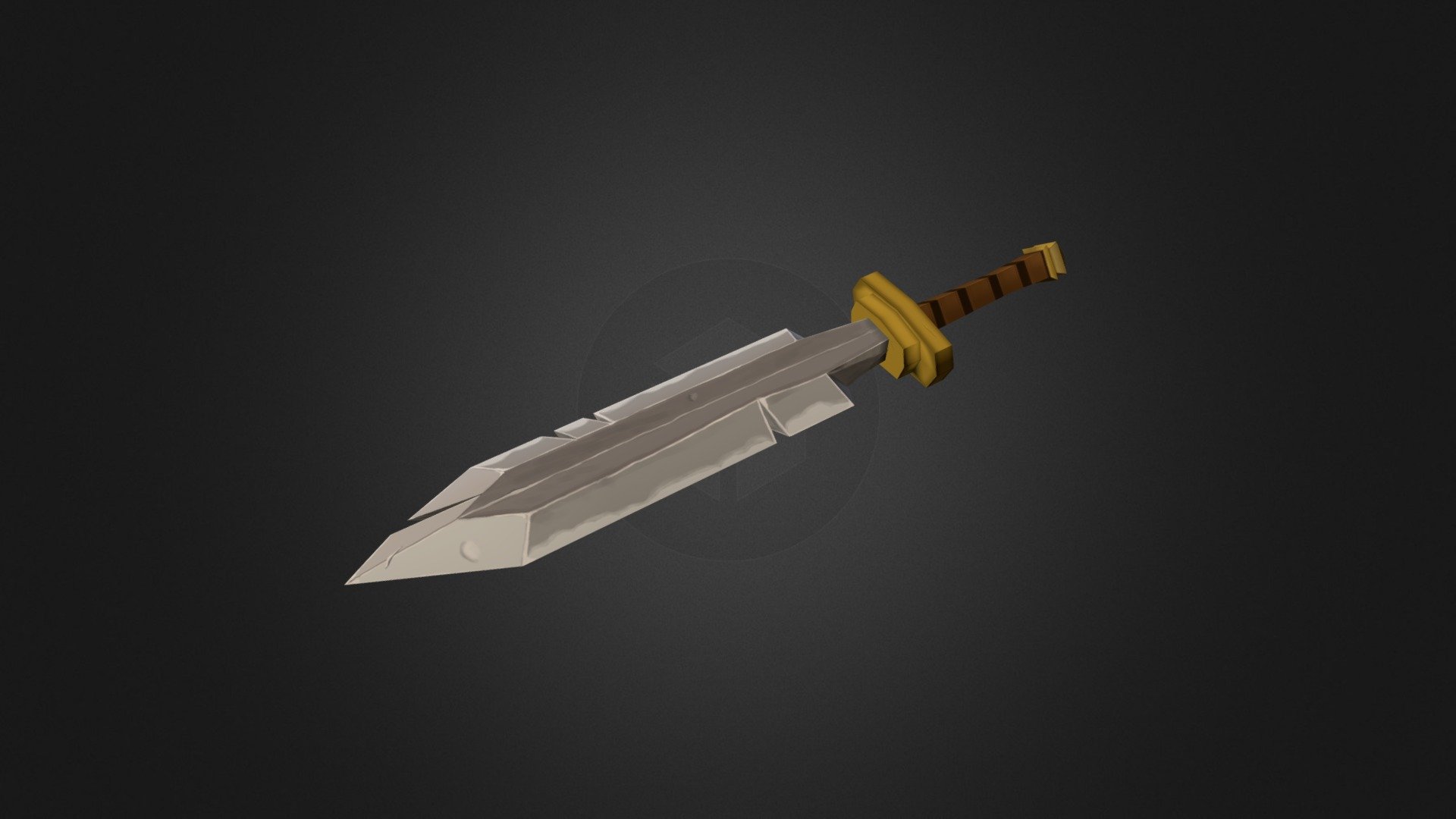 Low Poly Sword - 3D model by BrainDeadMonkey [fede572] - Sketchfab