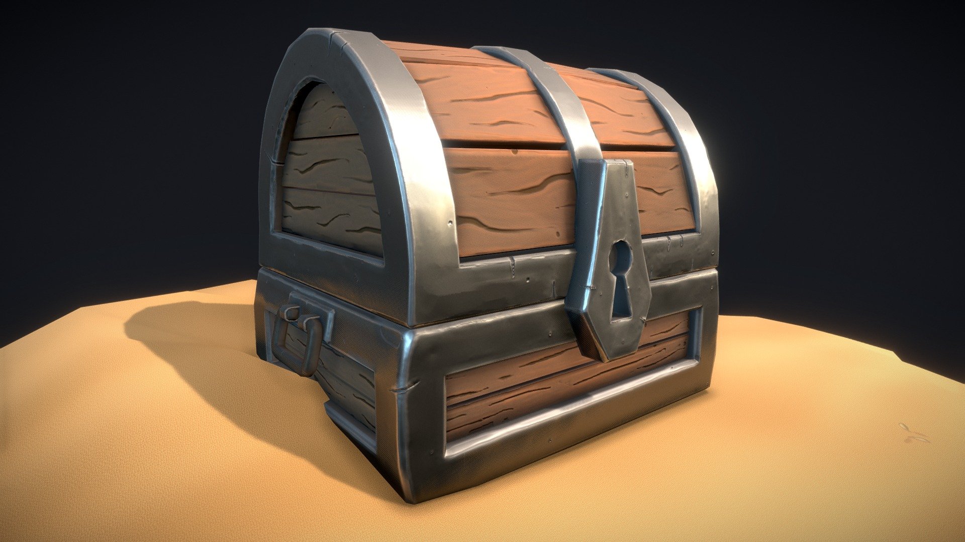 Stylized Treasure Chest - Lowpoly - Buy Royalty Free 3D model by ...
