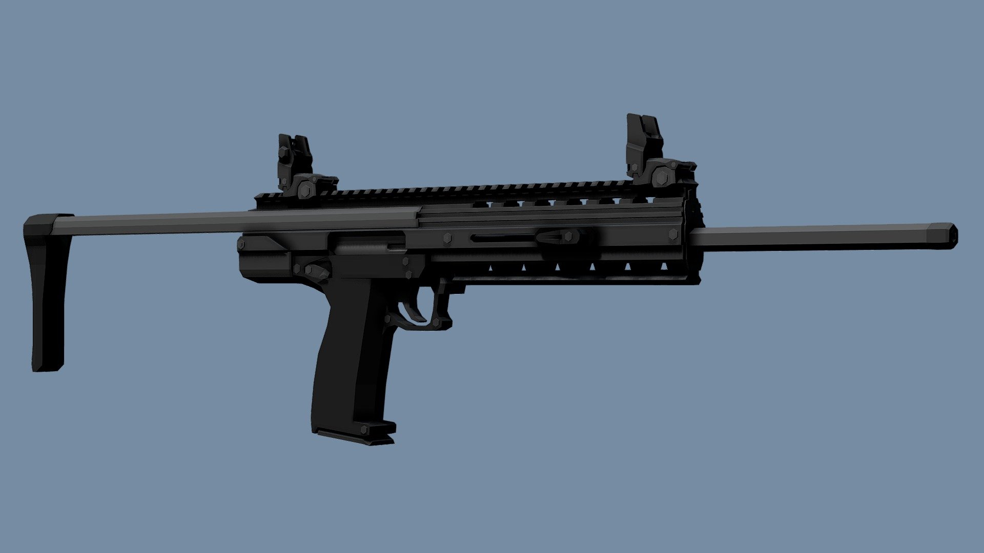Kel-tec CMR-30 - Download Free 3D model by TastyTony [fedfefd] - Sketchfab