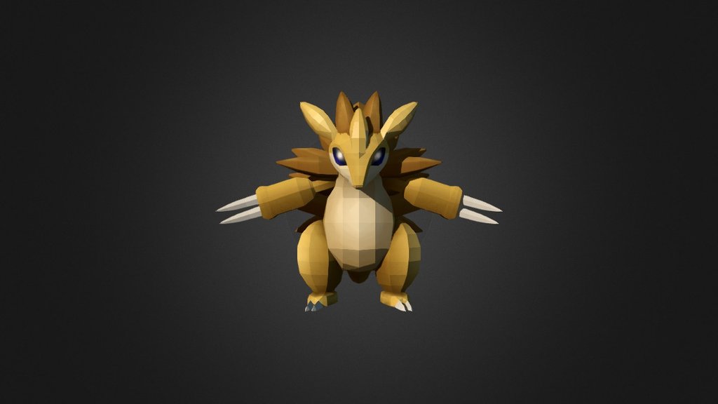 Sandslash Remake (Pixelmon) - 3D model by Preston B (@prestonbb ...
