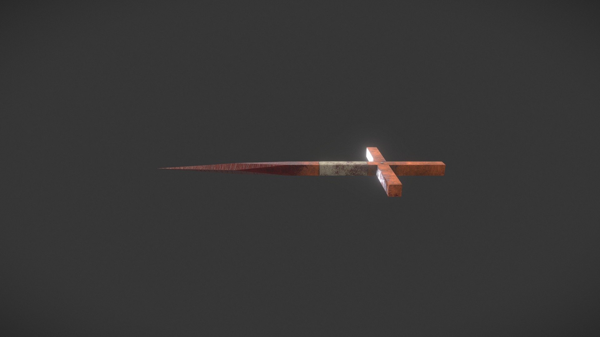 Bloody Cross Stake - 3D model by Nicholas Butler (@BonsaiButler ...