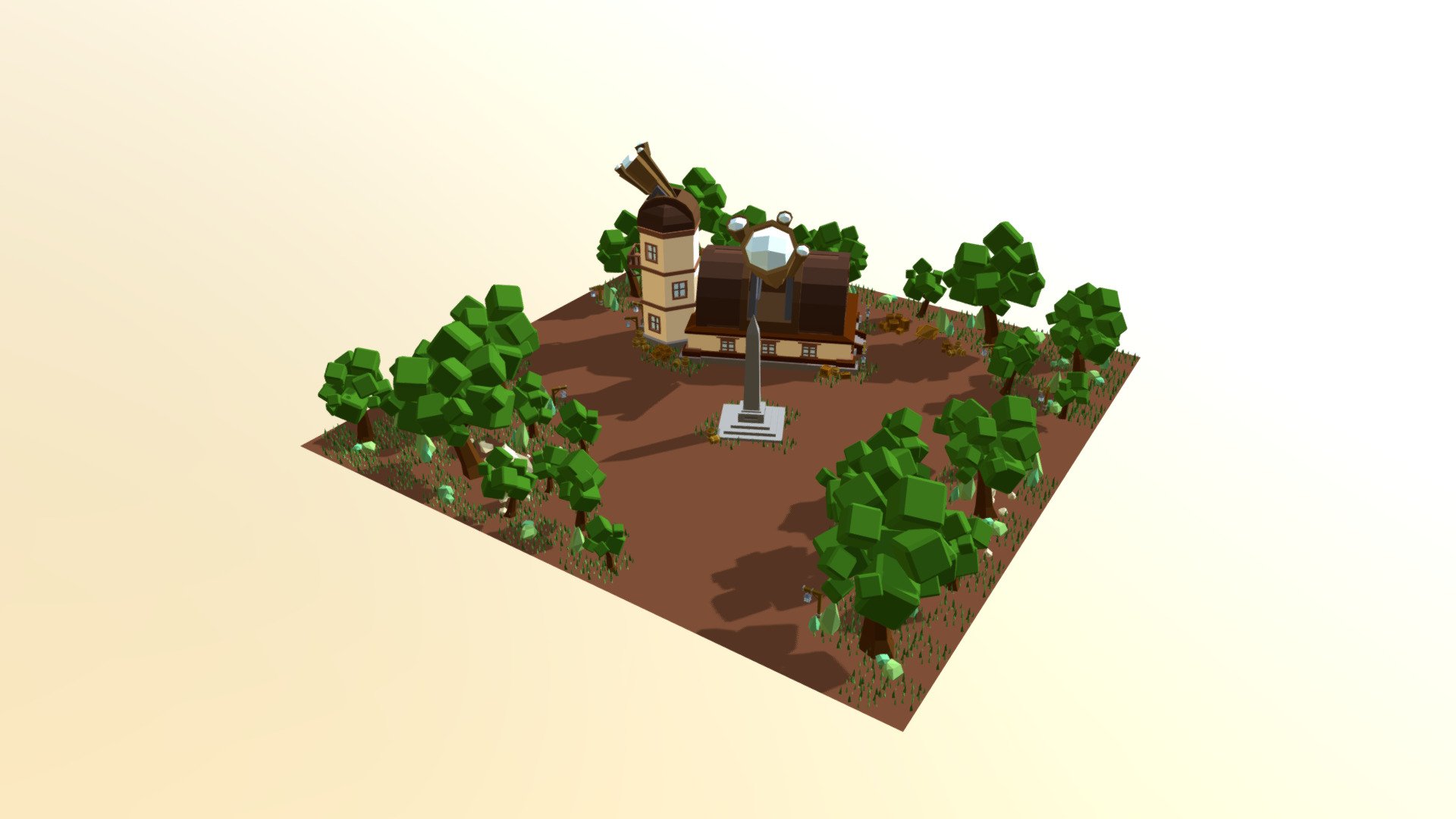 Observatory Tile - 3D model by LuisGarcia [fee2a84] - Sketchfab