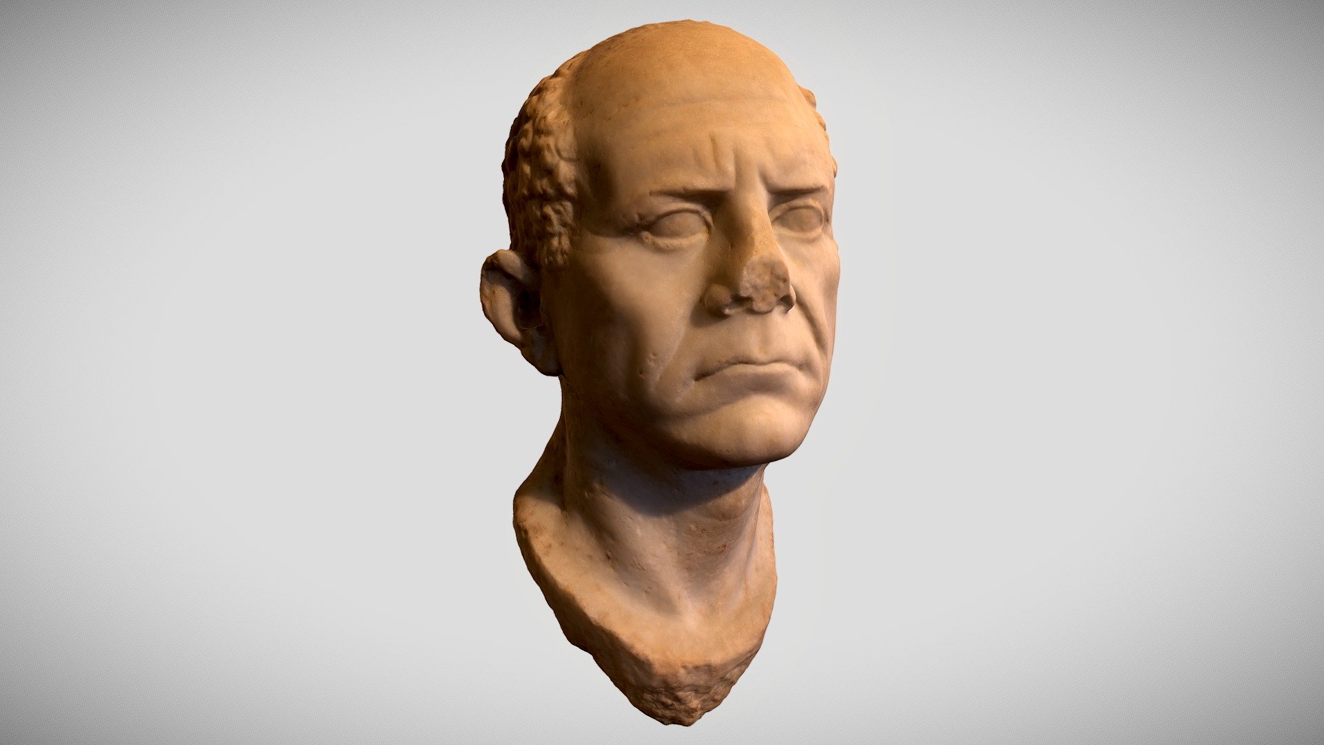 Portrait of a Roman civil servant - Buy Royalty Free 3D model by ...