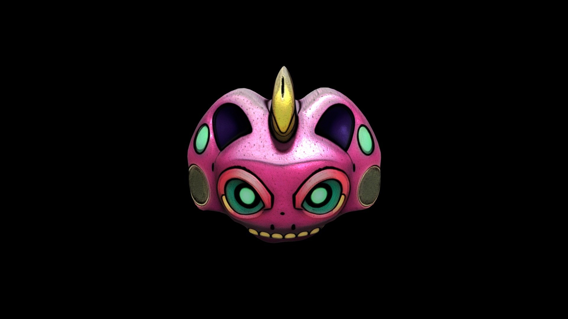 Happy Mask 519 - Download Free 3D model by klrxyz [fee4175] - Sketchfab