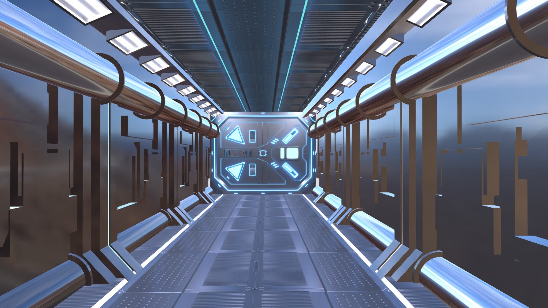 scifi tunnel 3d - Download Free 3D model by praveensharma11198 [fee5cfc ...