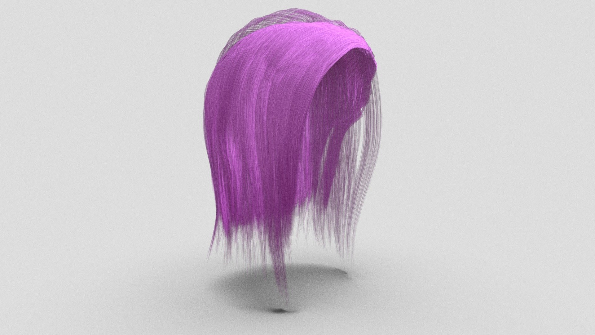 Mid-length Hair for Character - Download Free 3D model by Marc Sawyer ...