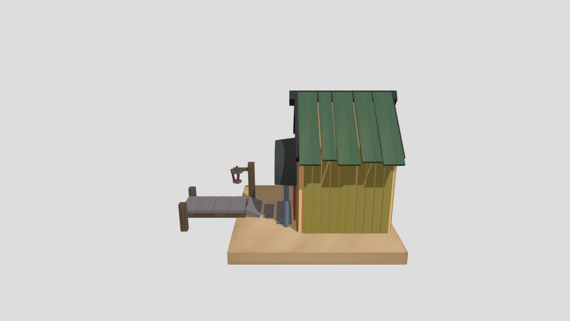 Shack - Download Free 3D model by GuipGomes [fee79d0] - Sketchfab