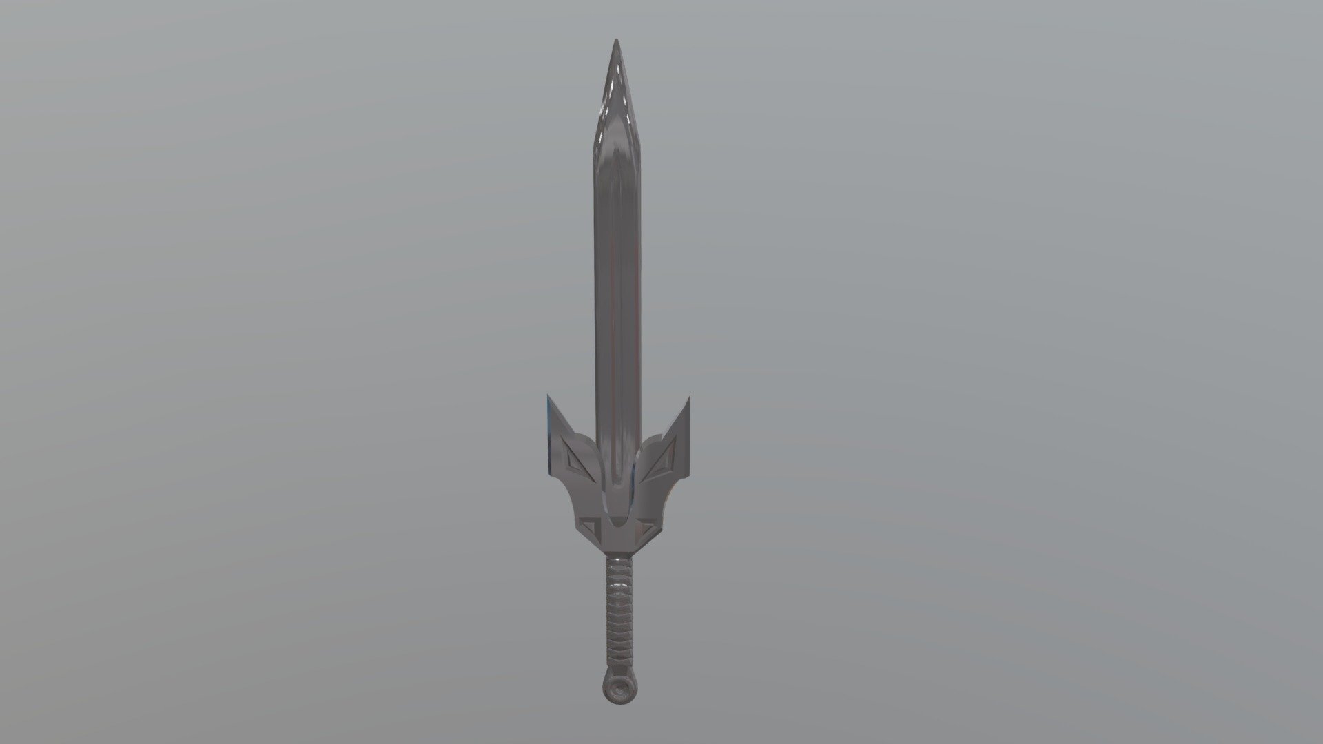 Simple fantasy sword without textures (free use) - Download Free 3D ...