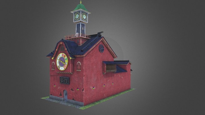 Clock_tower 3D models - Sketchfab
