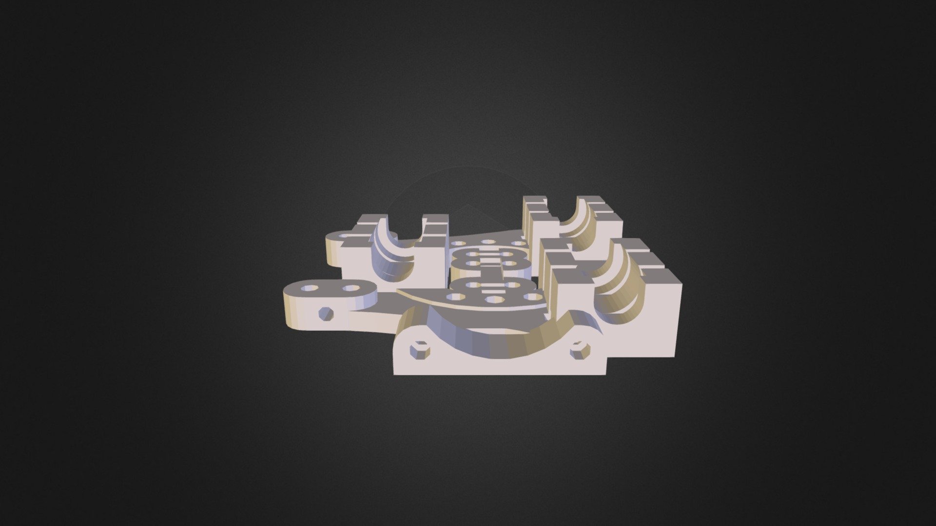 Lm8uu X Carriage with Fan Mount for Prusa Mendel - 3D model by ...