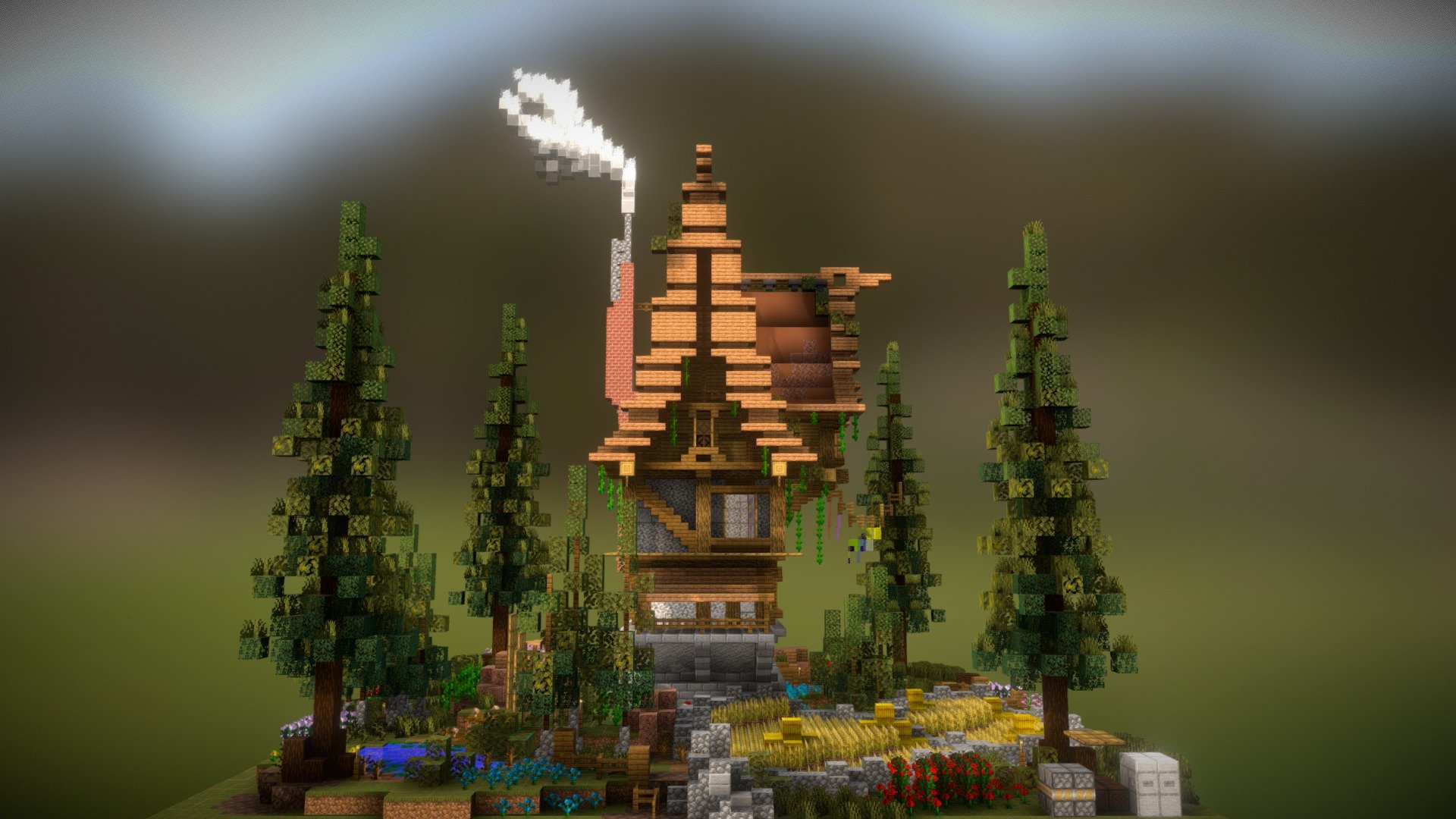 Fantasy House - 3D model by Davide Piccione (@davide.piccione) [feeb432 ...