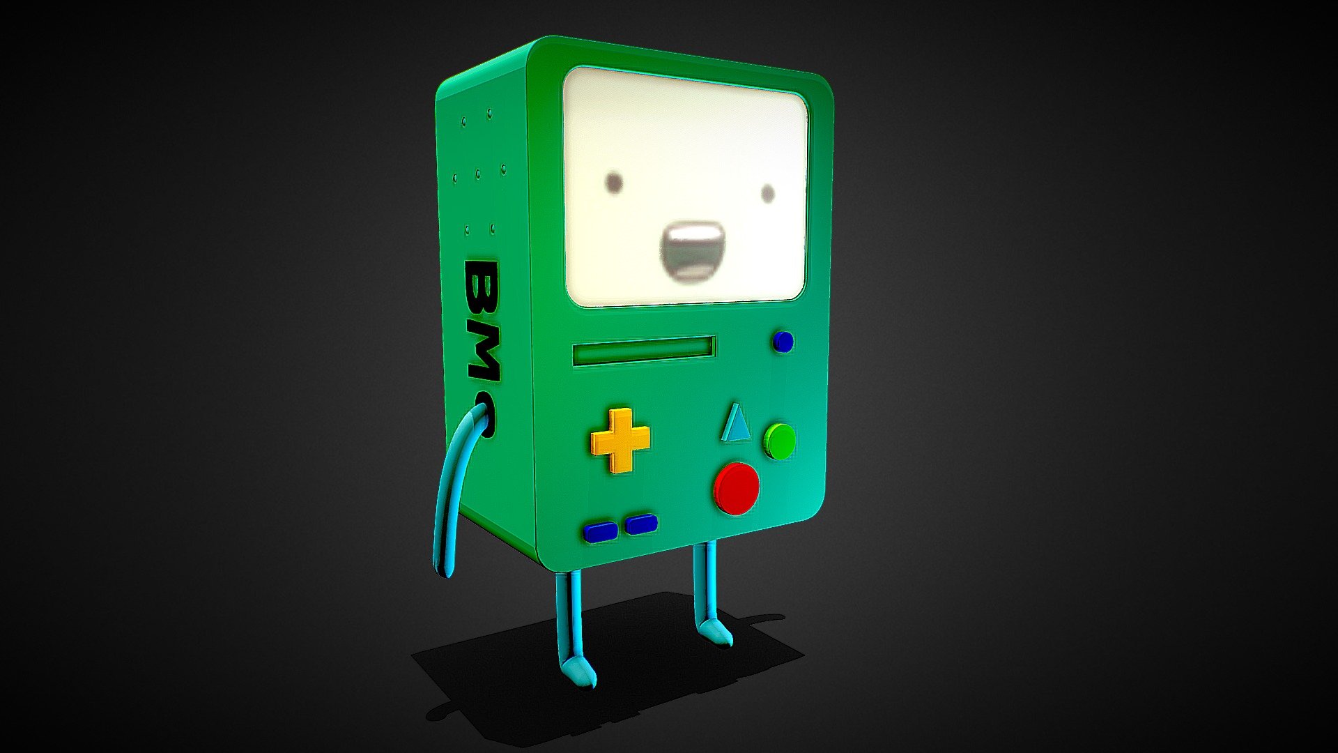 BMO Rigged, Low-Poly - Download Free 3D model by object (@titaniumammas69) [feec1d0] - Sketchfab