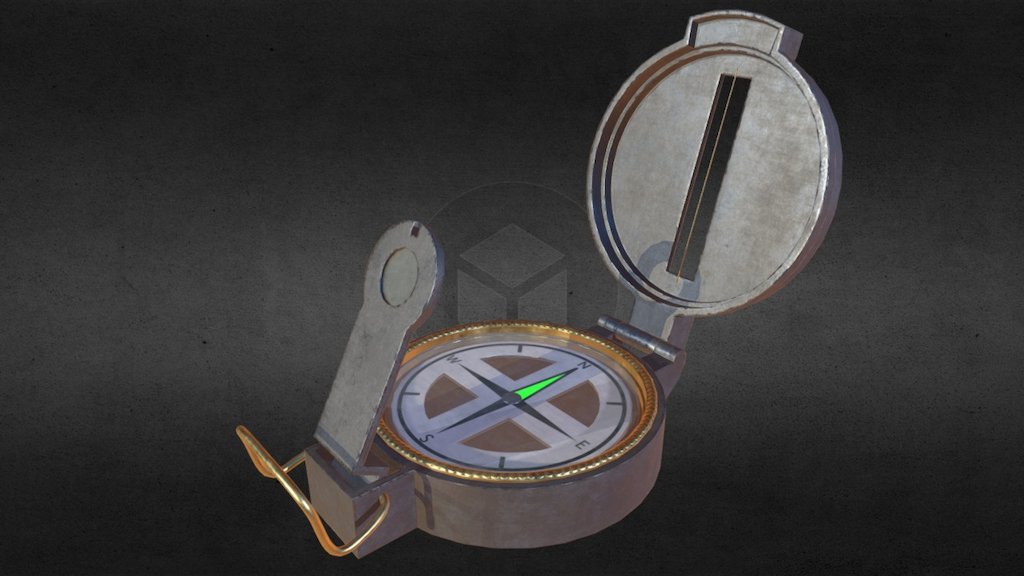 Compass - 3D model by Aki (@a.s.h) [feecb1b] - Sketchfab
