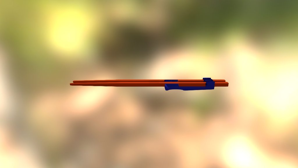 Chop Stick easy - 3D model by ericchowck [feecb67] - Sketchfab