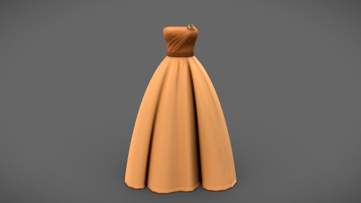 Gown 3D models - Sketchfab