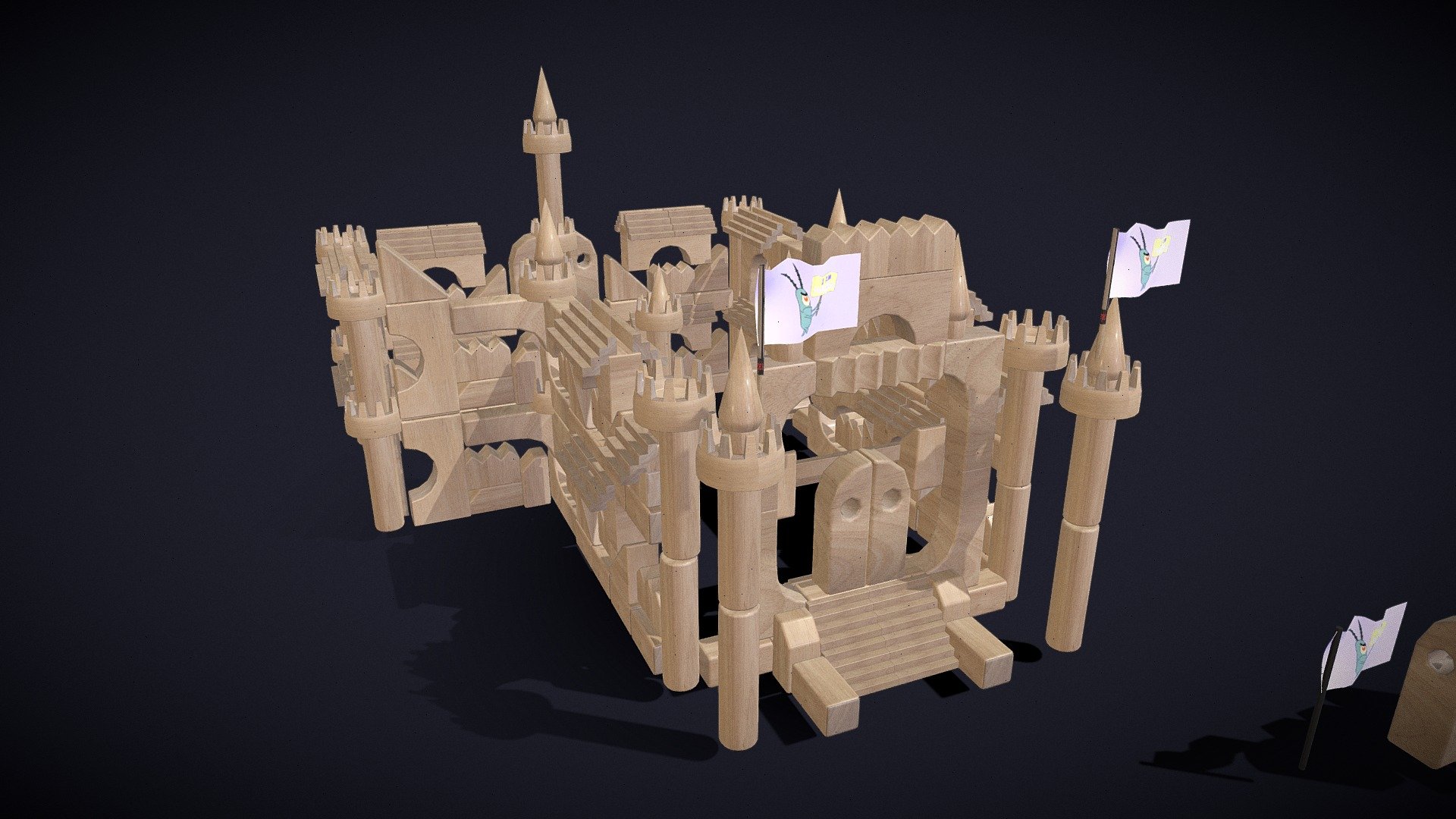 castle - Download Free 3D model by avilesm [feede2a] - Sketchfab