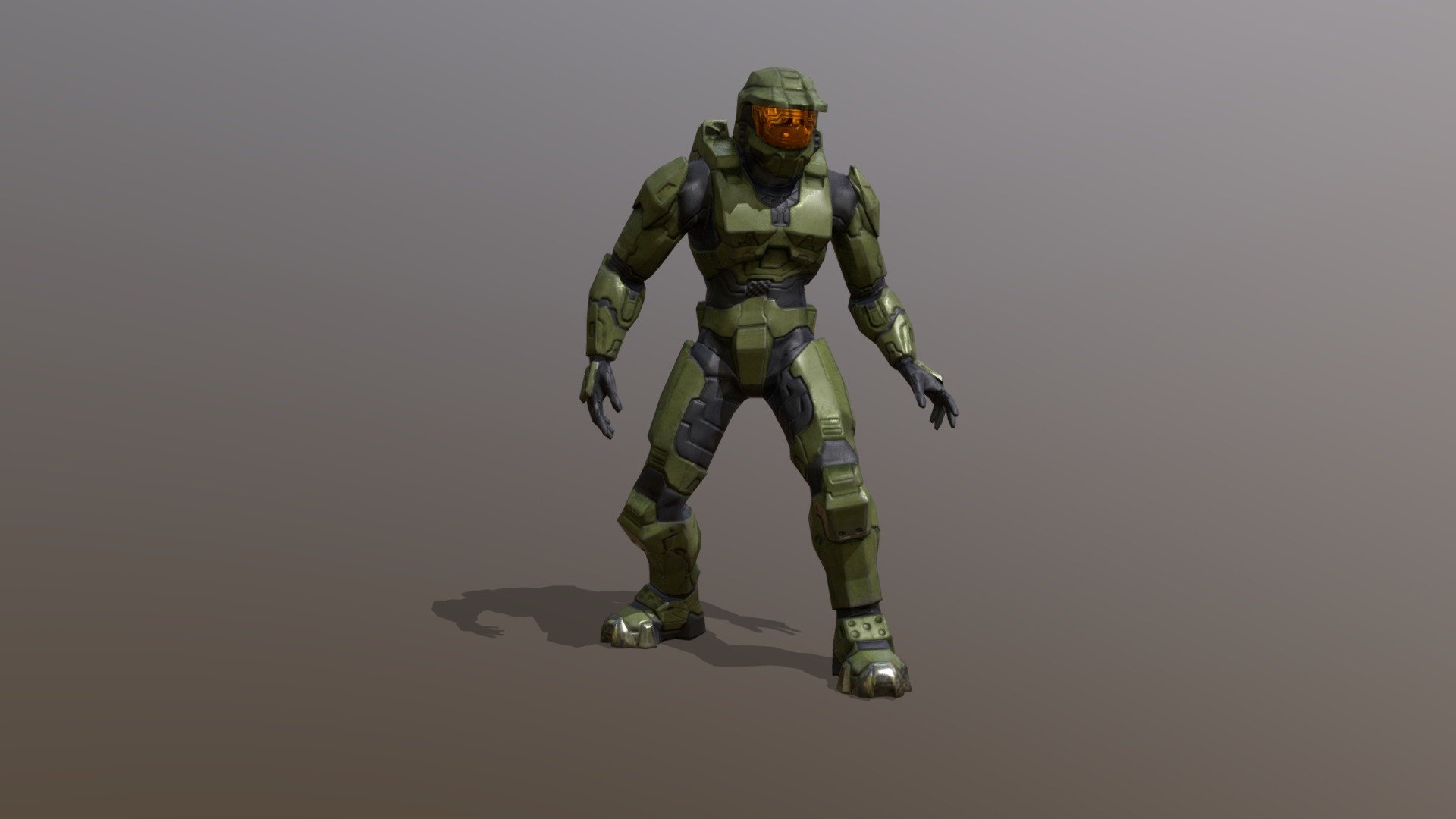 My 117th Model Masterchief Spartan 117 Halo 2 - 3D model by ...