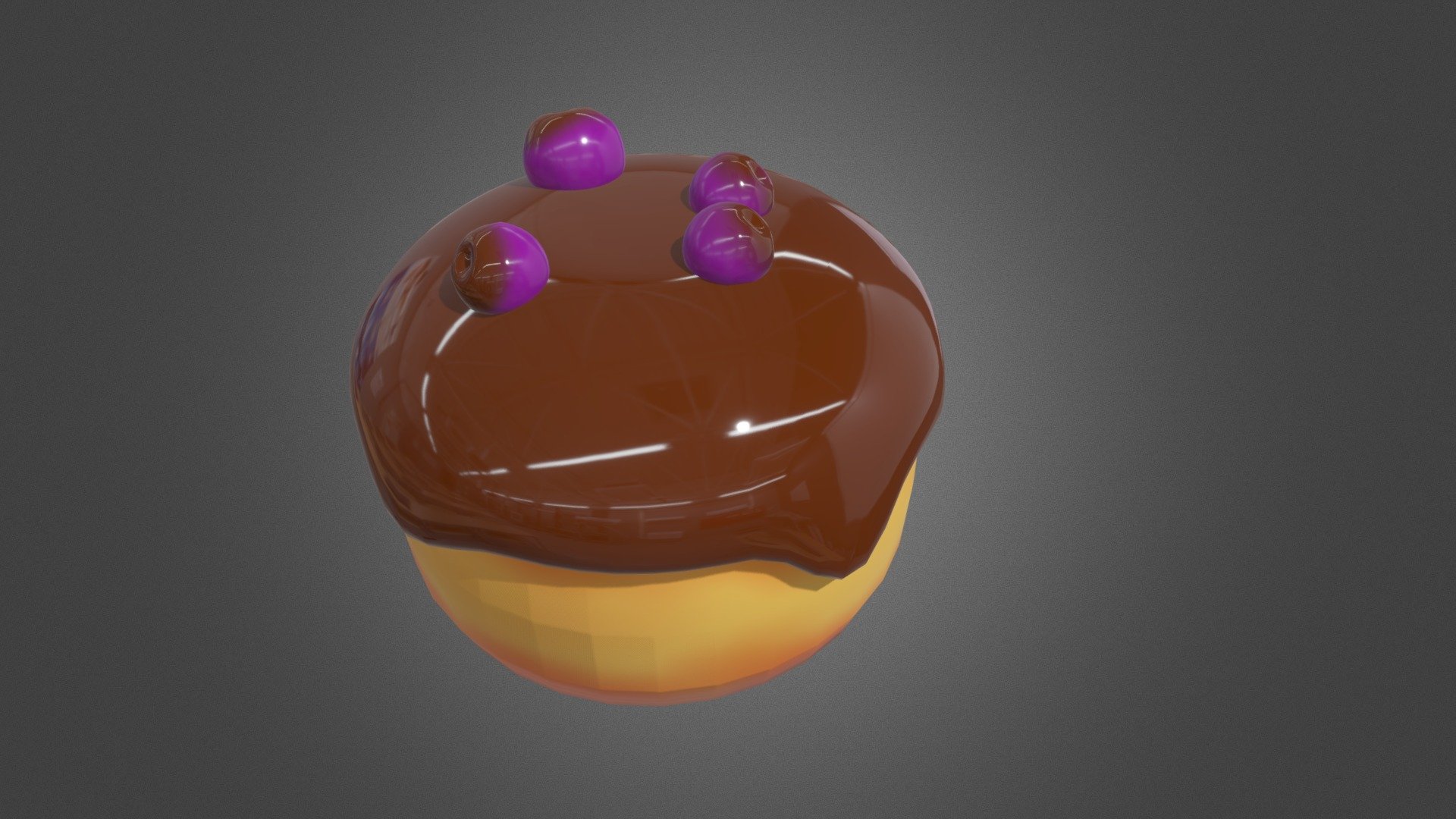 Choco Pudding - 3D Model - Download Free 3D model by extrin6 3D ...