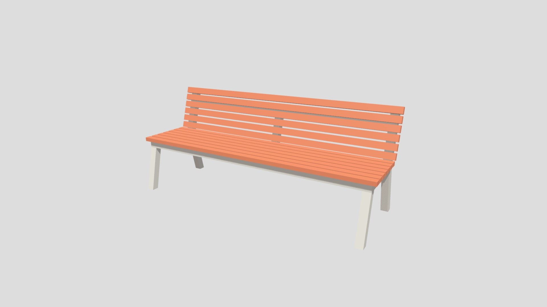 Bench Low Poly - Buy Royalty Free 3D model by Ed+ (@EDplus) [feef5a3 ...