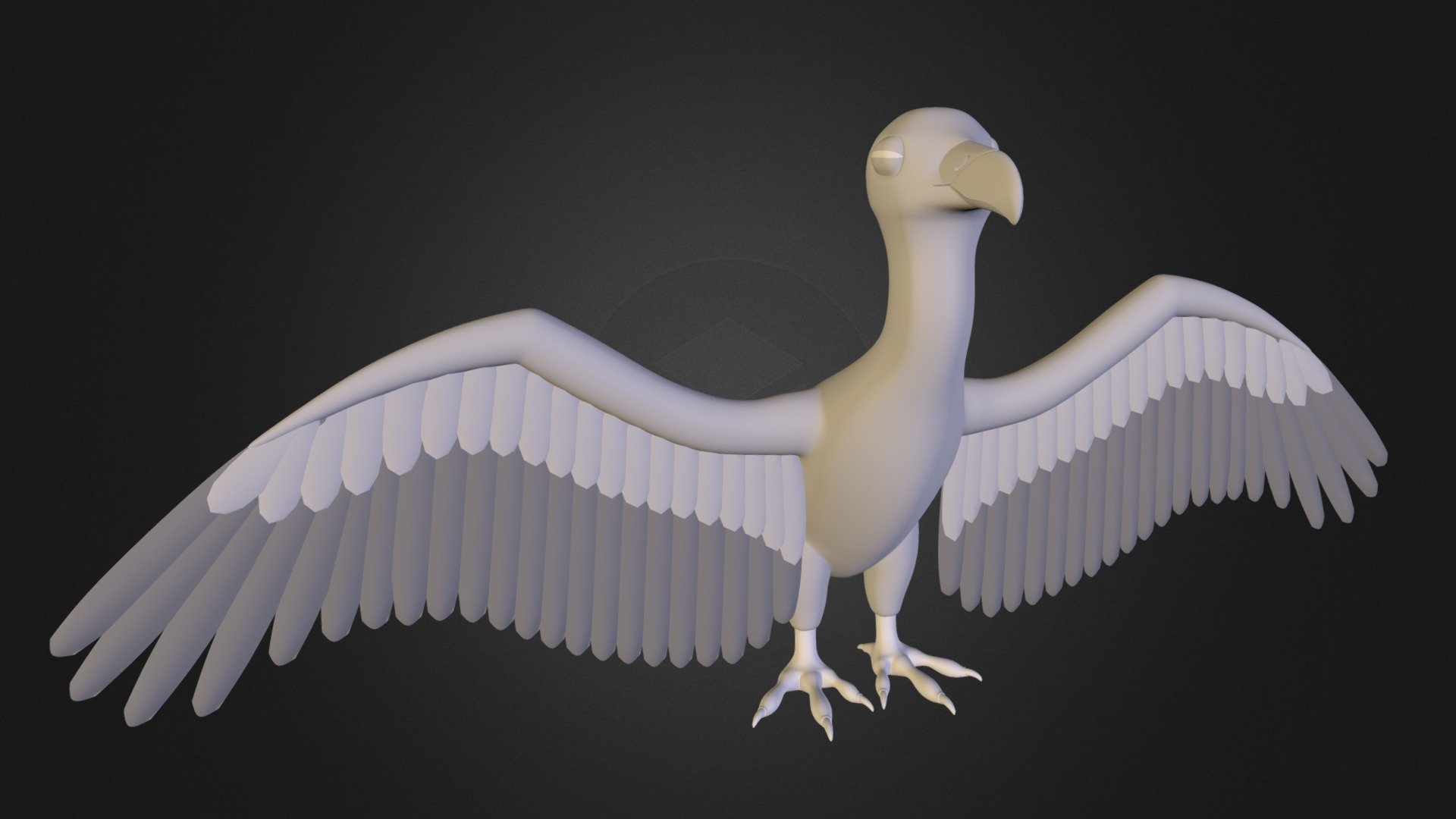 Work In Progress - Vulture - 3D model by Katie (@kswyman) [feef95a ...