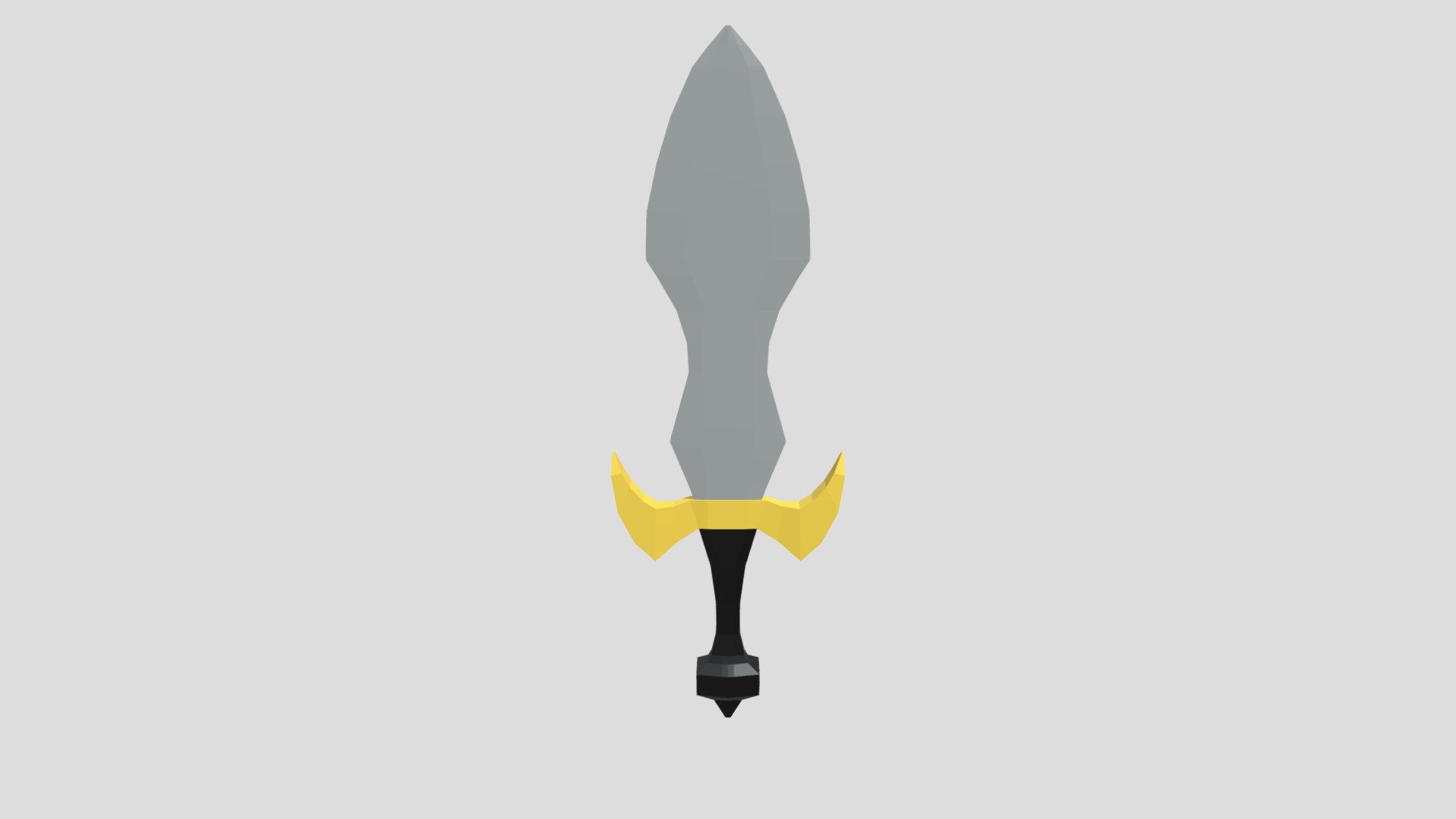 Low Poly Blade - 3D model by maxime.gls04 [fef4e3b] - Sketchfab