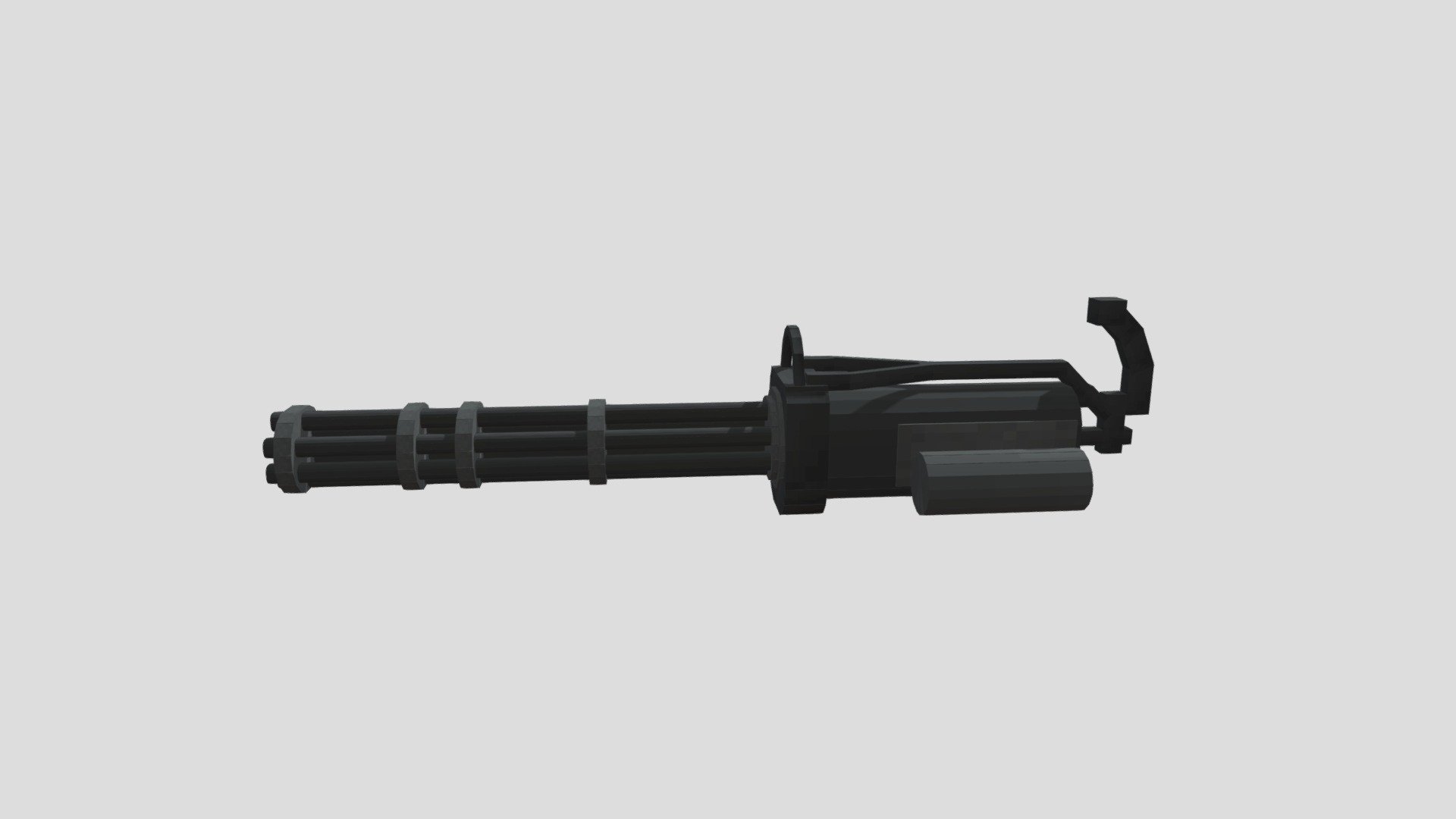 Minigun Dayz - 3D model by Clax01 [fef6450] - Sketchfab