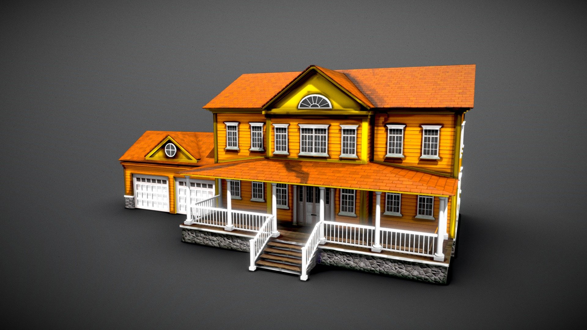 mansion - Download Free 3D model by golukumar (@mortalityrexotable ...