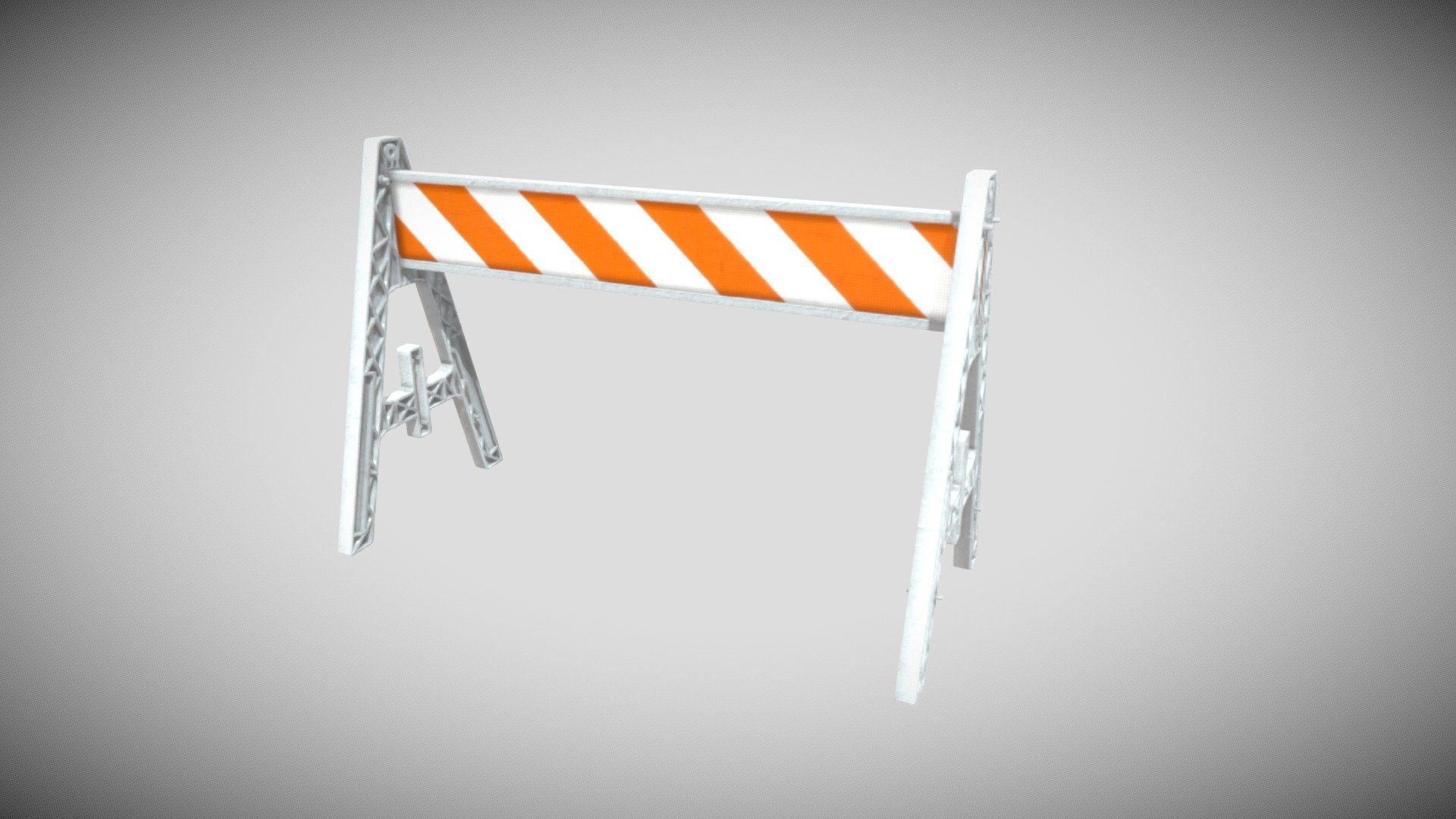 A-Frame Barricade - Buy Royalty Free 3D model by Rocz3D [fef834f ...