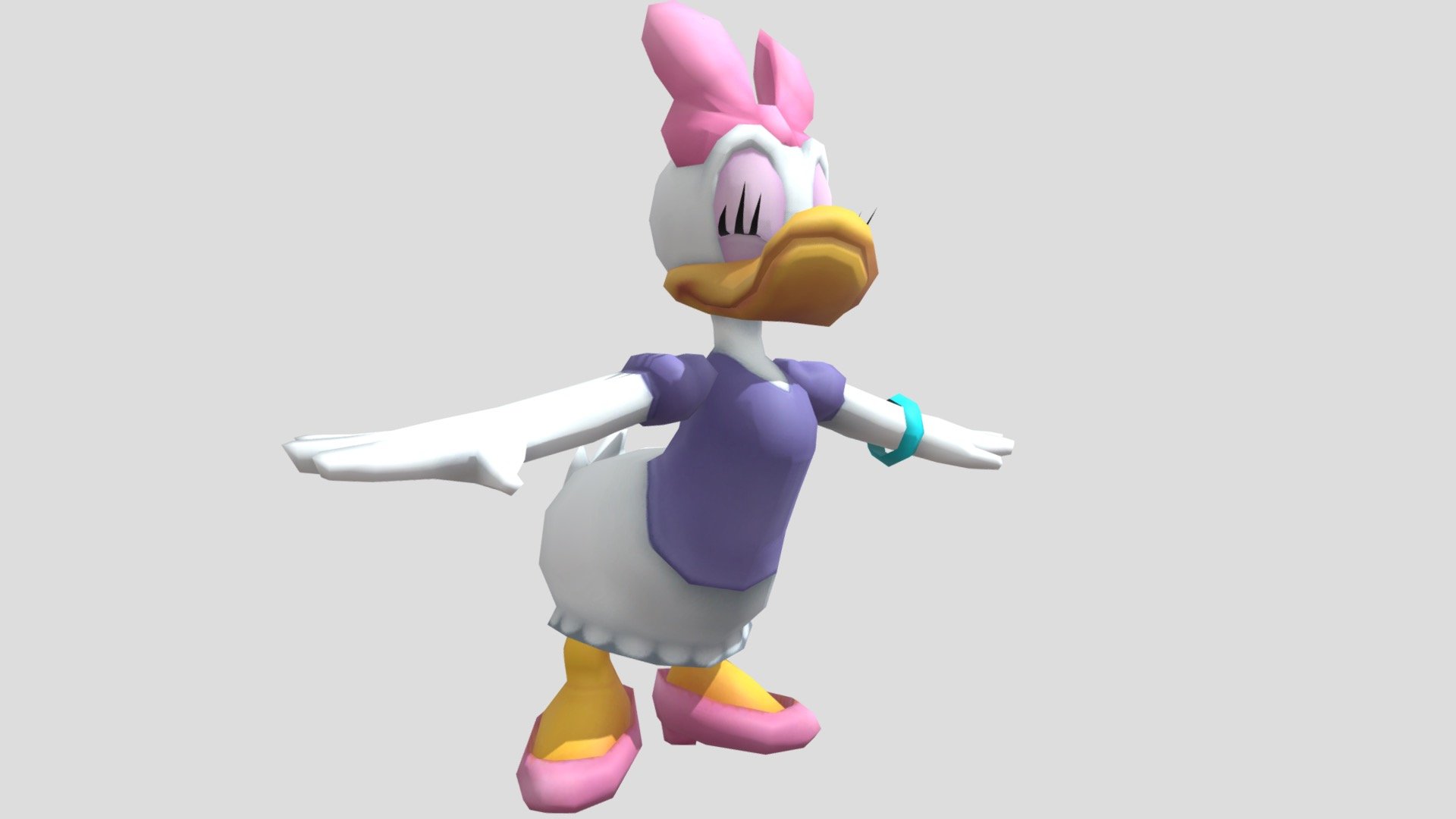 Magic Kingdom-Daisy Duck - Download Free 3D model by SMF Features ...
