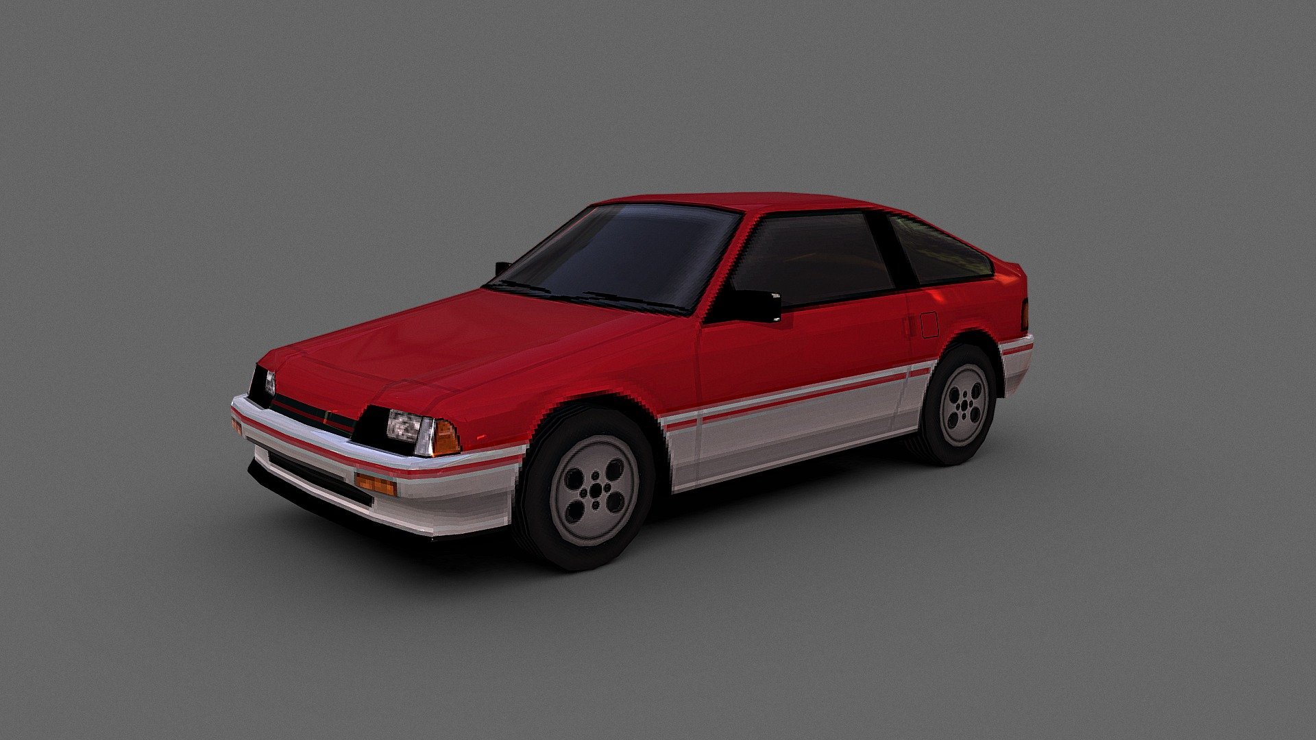 PSX Honda Ballade Sport CR-X - 3D model by RYO (@ryosukeredsun ...