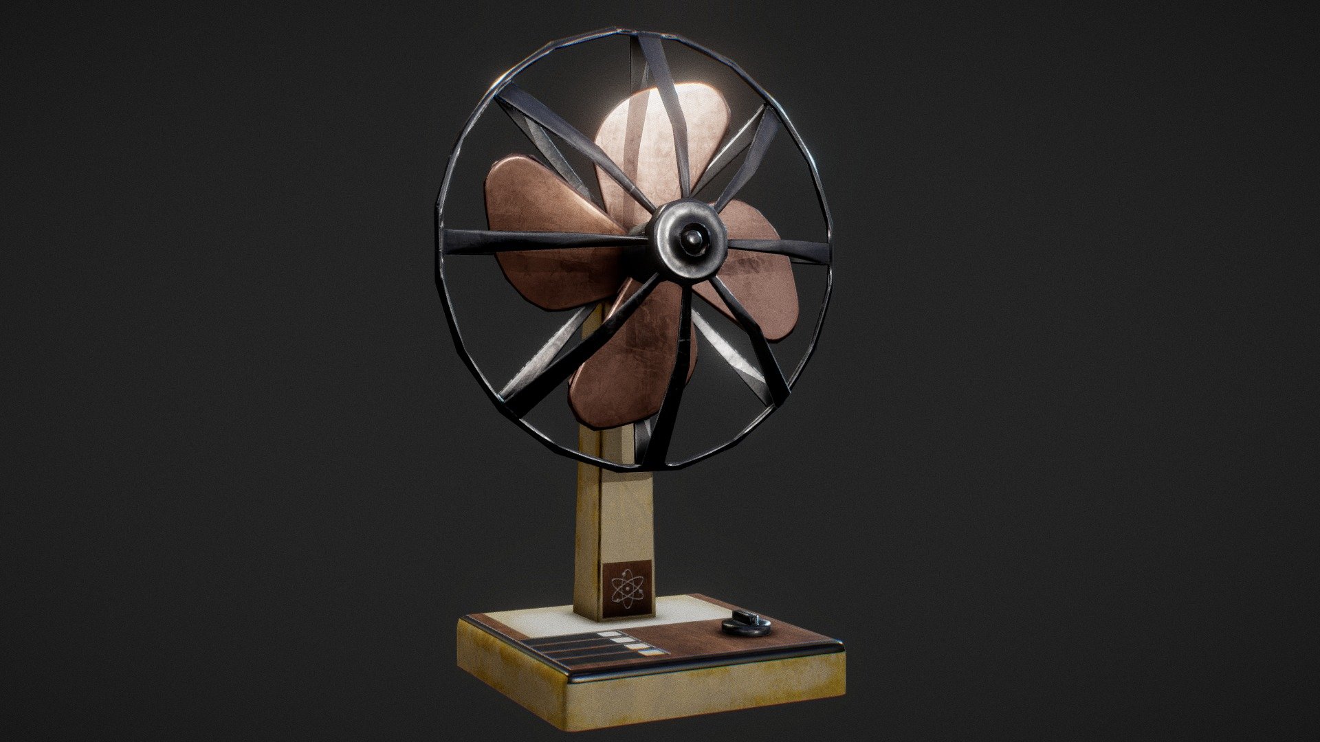 80's Fan - 3D model by amt16 [fef9c50] - Sketchfab