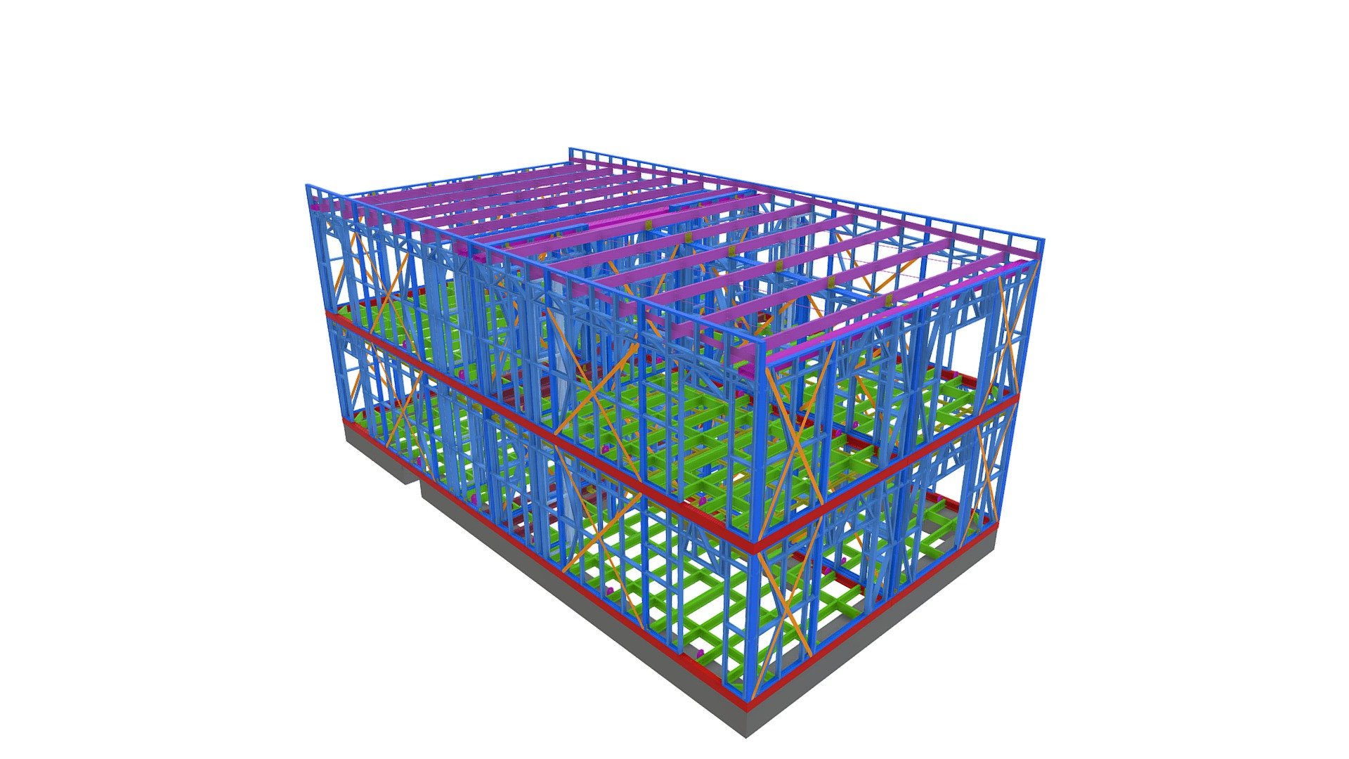 Type B3 Steel Structure - 3D model by Joseph Esteve (@josephesteve ...