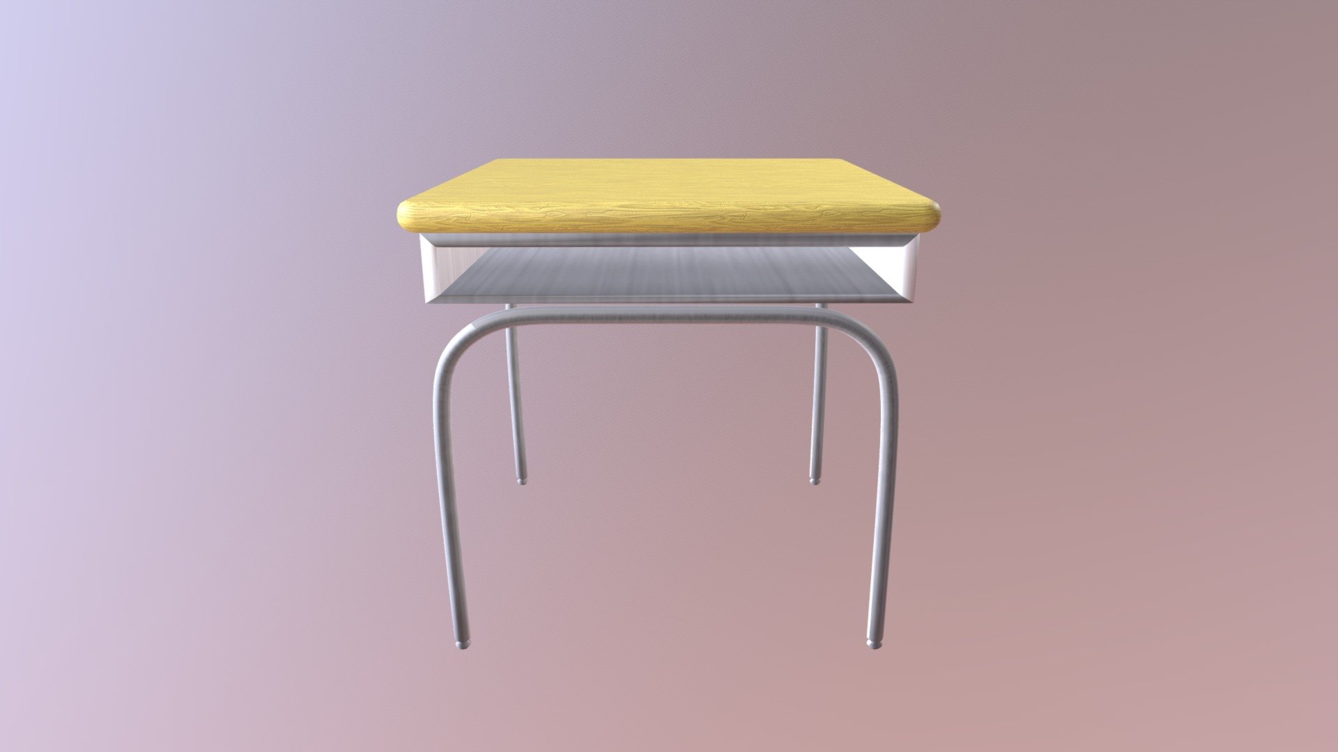 Classroom Desk - 3D model by Marya_Clare [fefd6ce] - Sketchfab