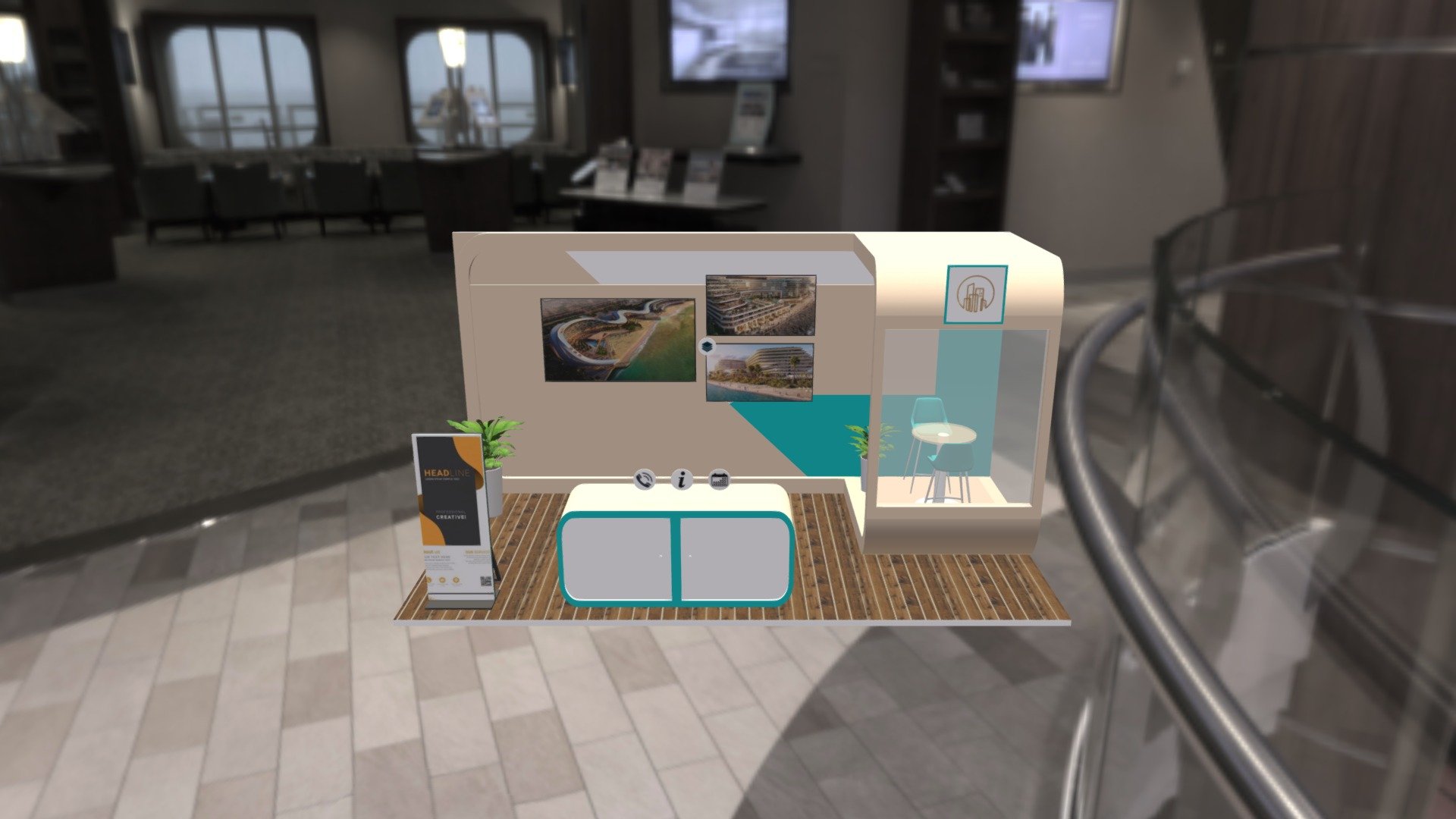 BOOTH 8 - Download Free 3D model by nhattrieu [fefdb0c] - Sketchfab