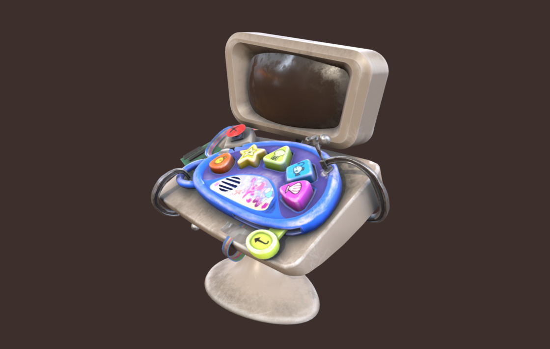 Code Computer from Psychonauts - ITROR - 3D model by nickmaksim ...