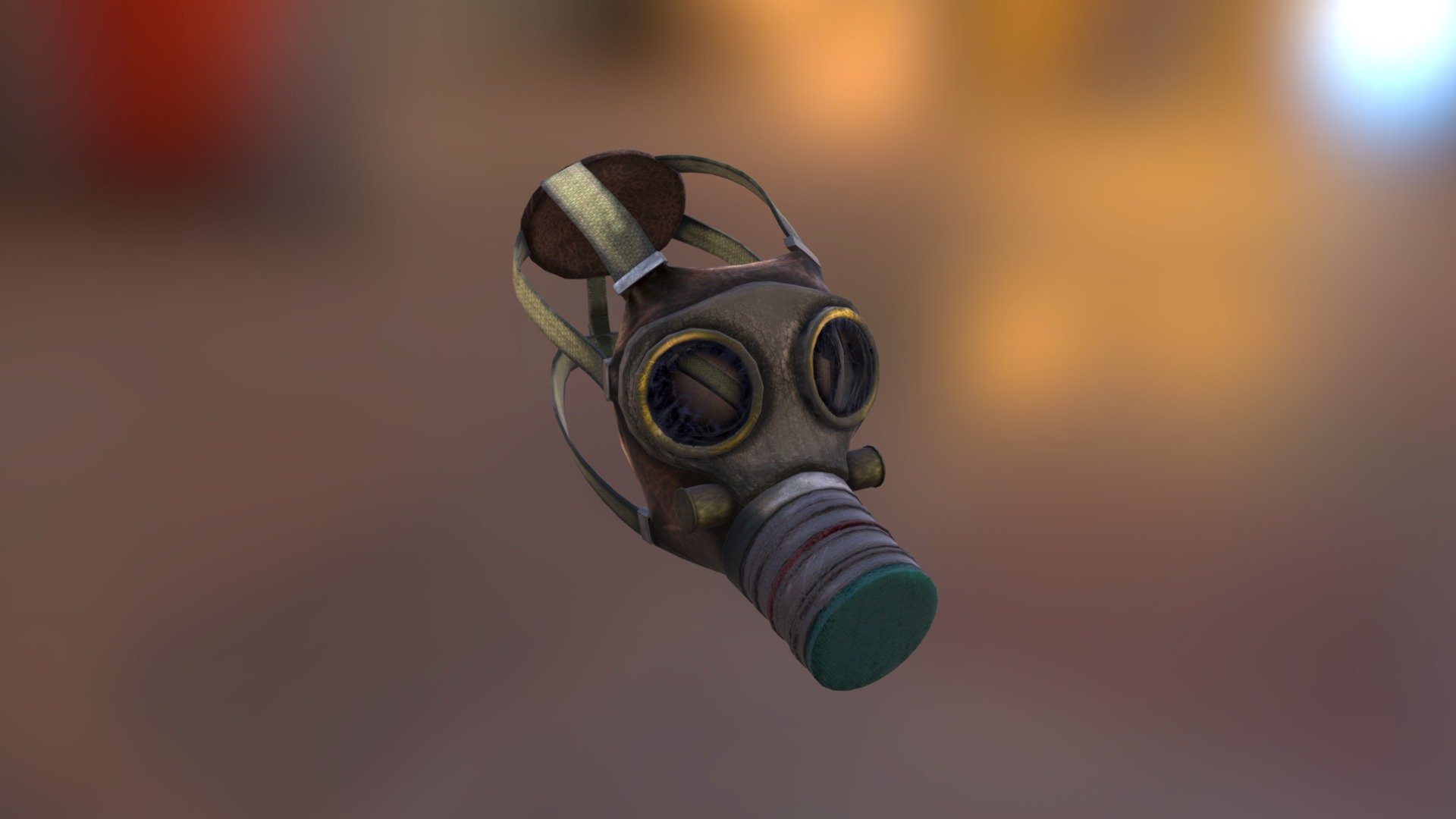 Gas Mask - 3D model by Amanda (@gailblitzy222) [feffdc4] - Sketchfab
