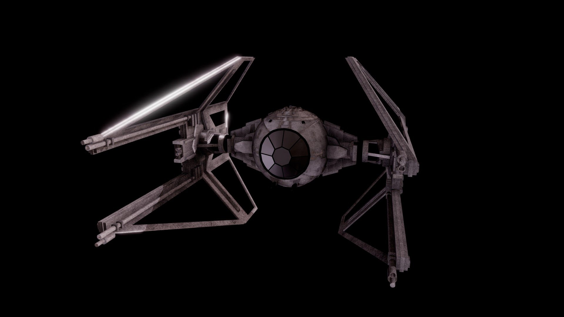 TIE Interceptor - 3D model by yamahadrummer2017 [ff01893] - Sketchfab