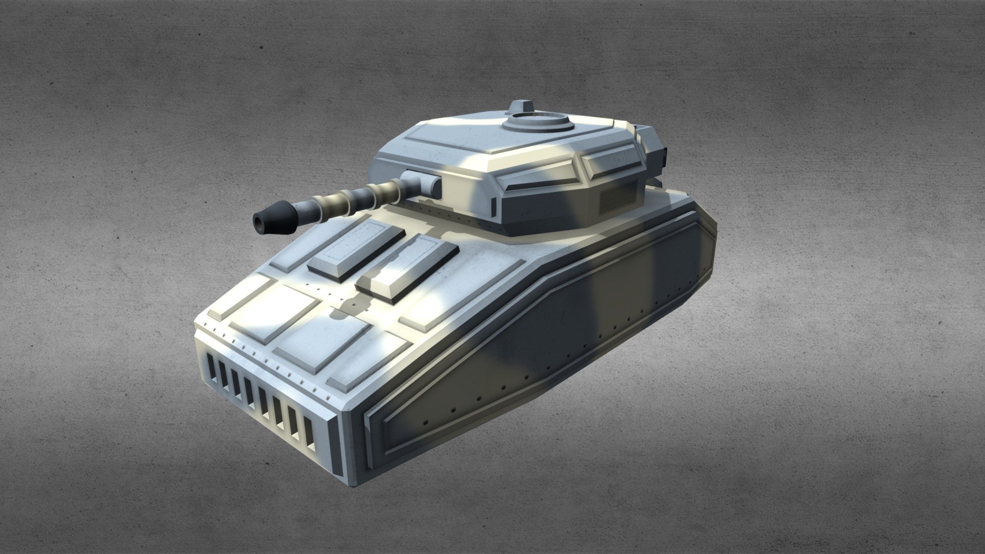 Hover Tank - 3D model by danielfarrow [ff02a9c] - Sketchfab