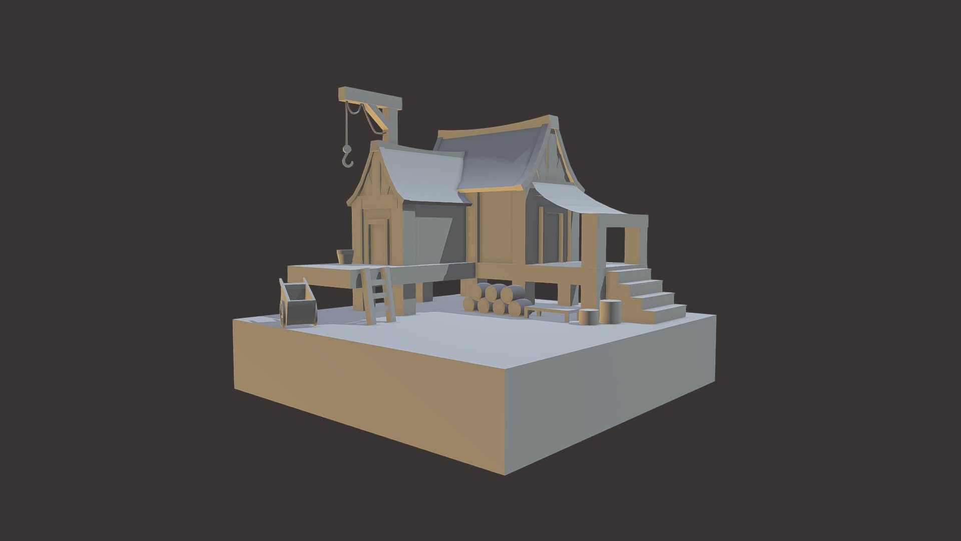 Market - 3D model by Hanka (@HankaMarianna) [ff02c11] - Sketchfab