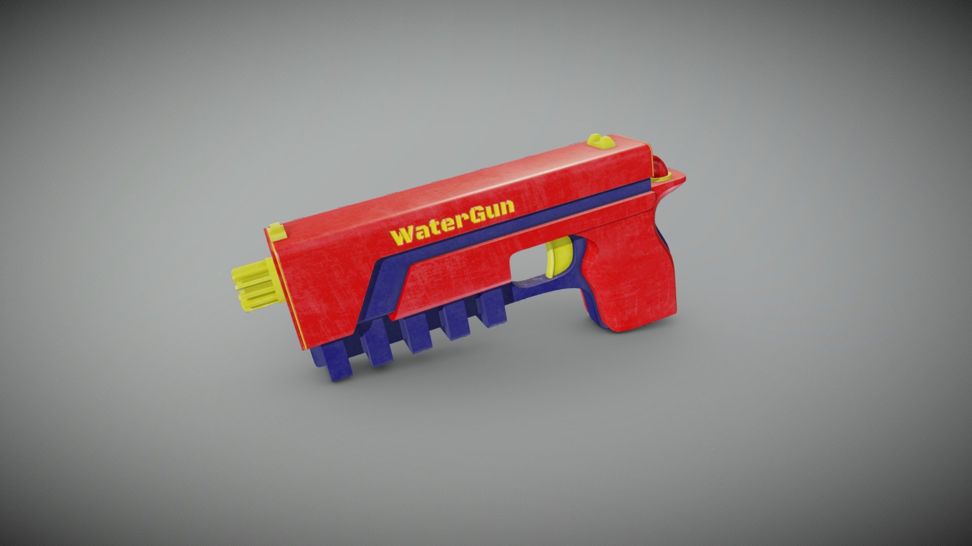 Watergun - Download Free 3D model by k4li [ff03ebf] - Sketchfab