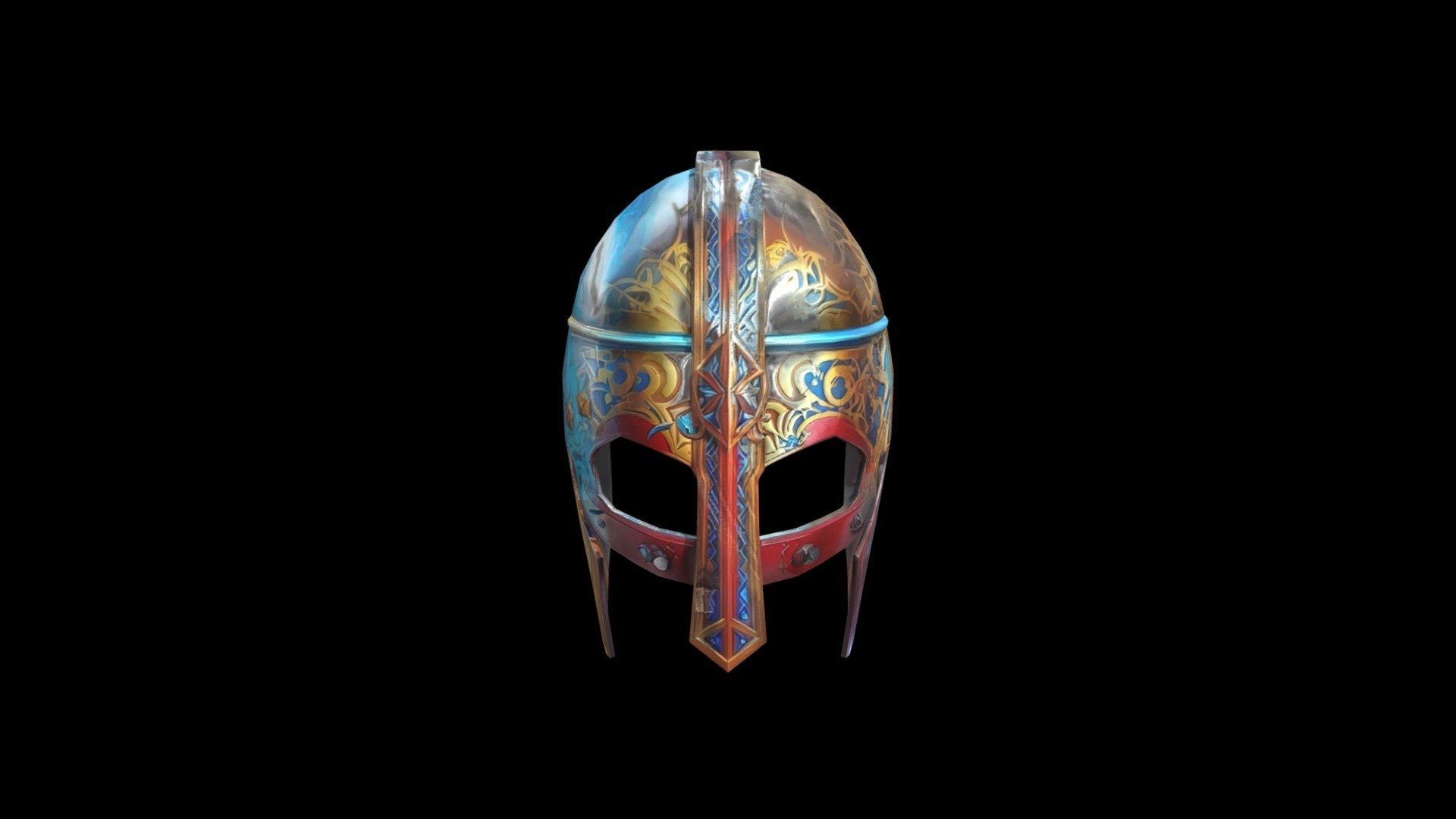 Meshy Helmet Fantasy Obsidian Gaze - Download Free 3D model by klrxyz ...