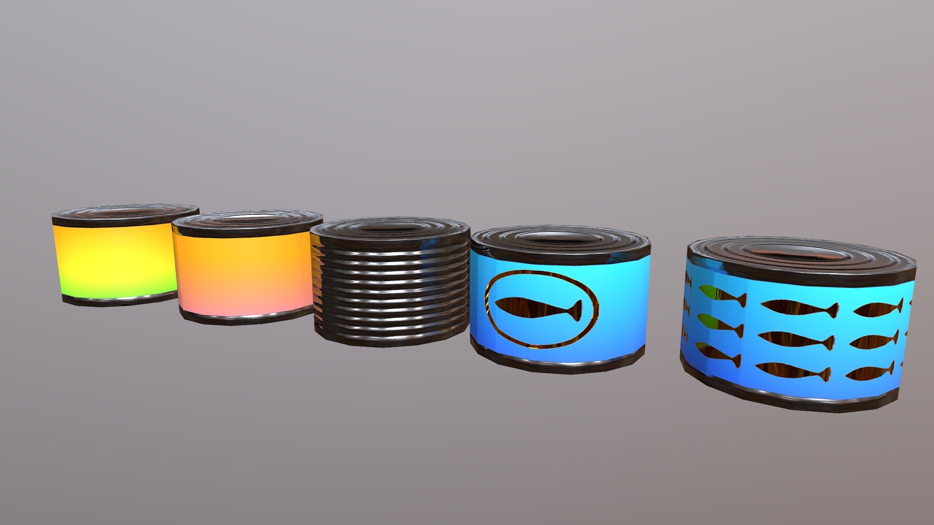 Tin cans - Download Free 3D model by stylo0 [ff0665e] - Sketchfab