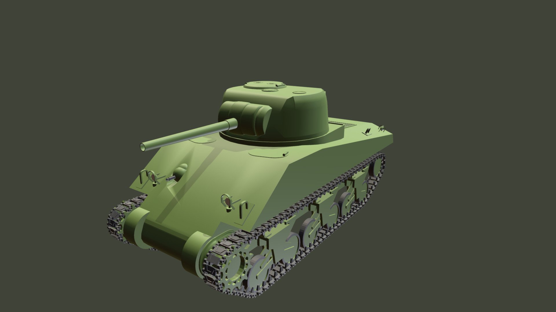 Medium M4 "Sherman" - 3D model by ScheeWheed (@UgLey) [ff068e6] - Sketchfab