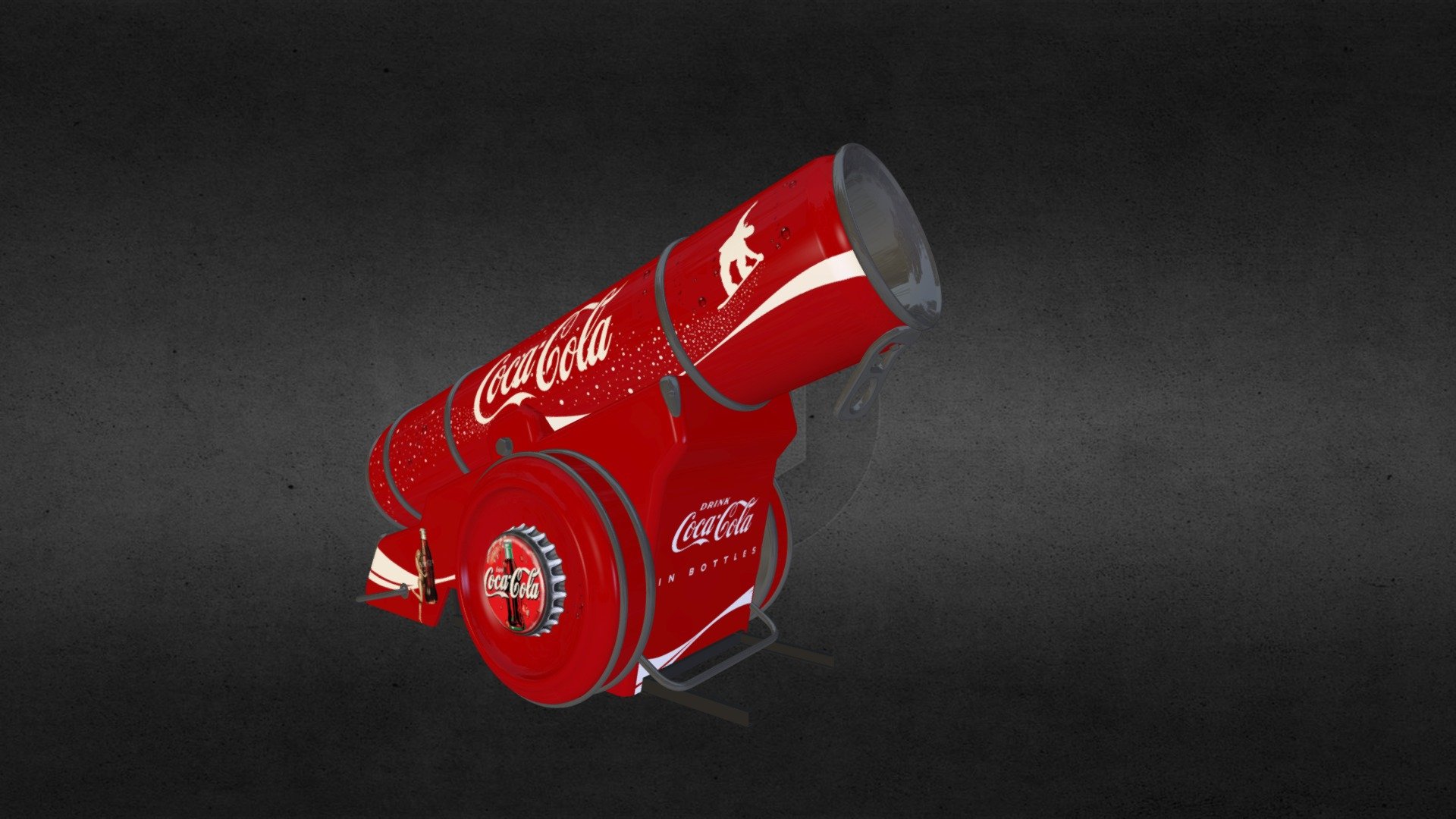 cocaGunModel.fbx - 3D model by nivalidea [ff07d9d] - Sketchfab